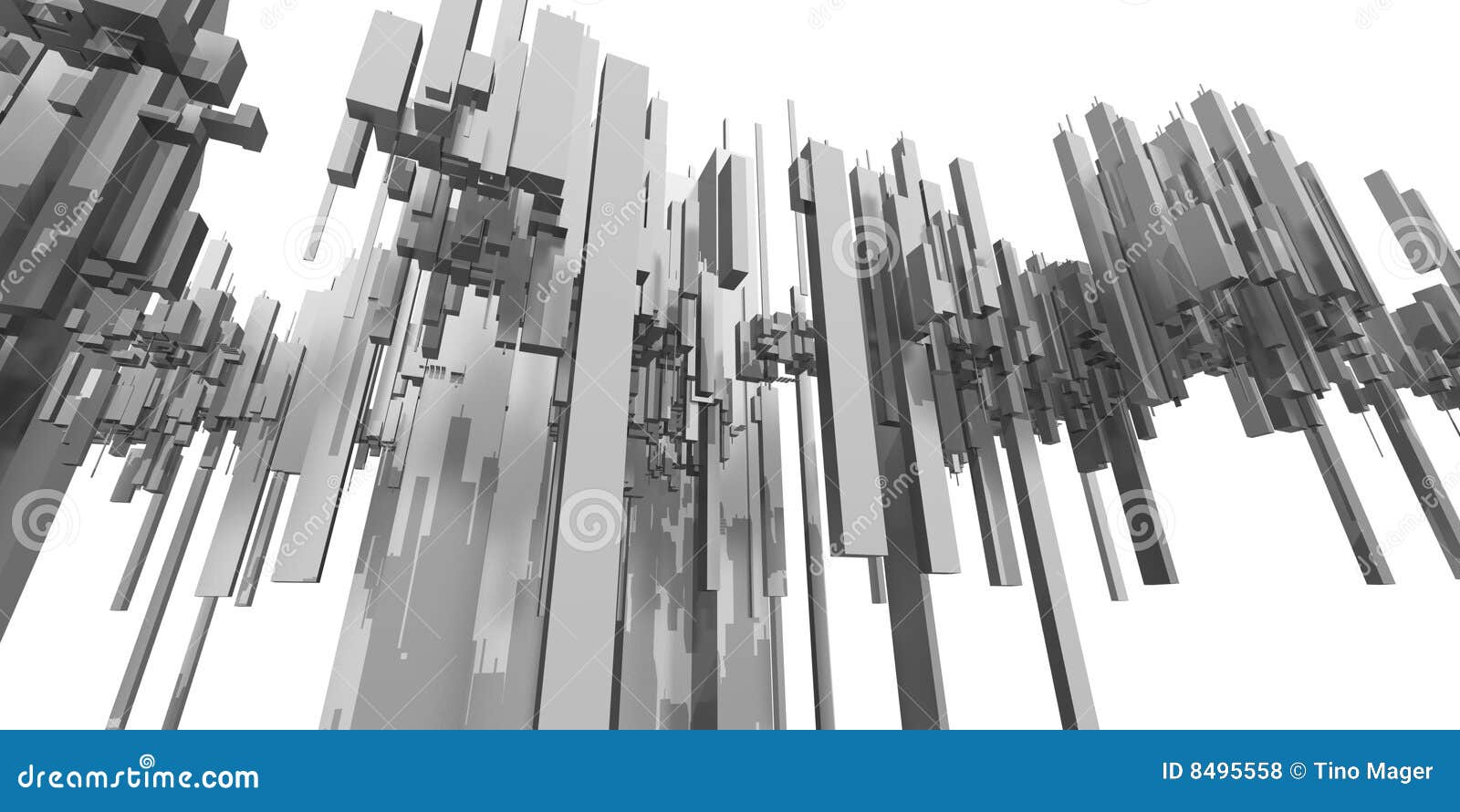 Wide Abstract Future Wallpaper Stock Illustration - Illustration of ...