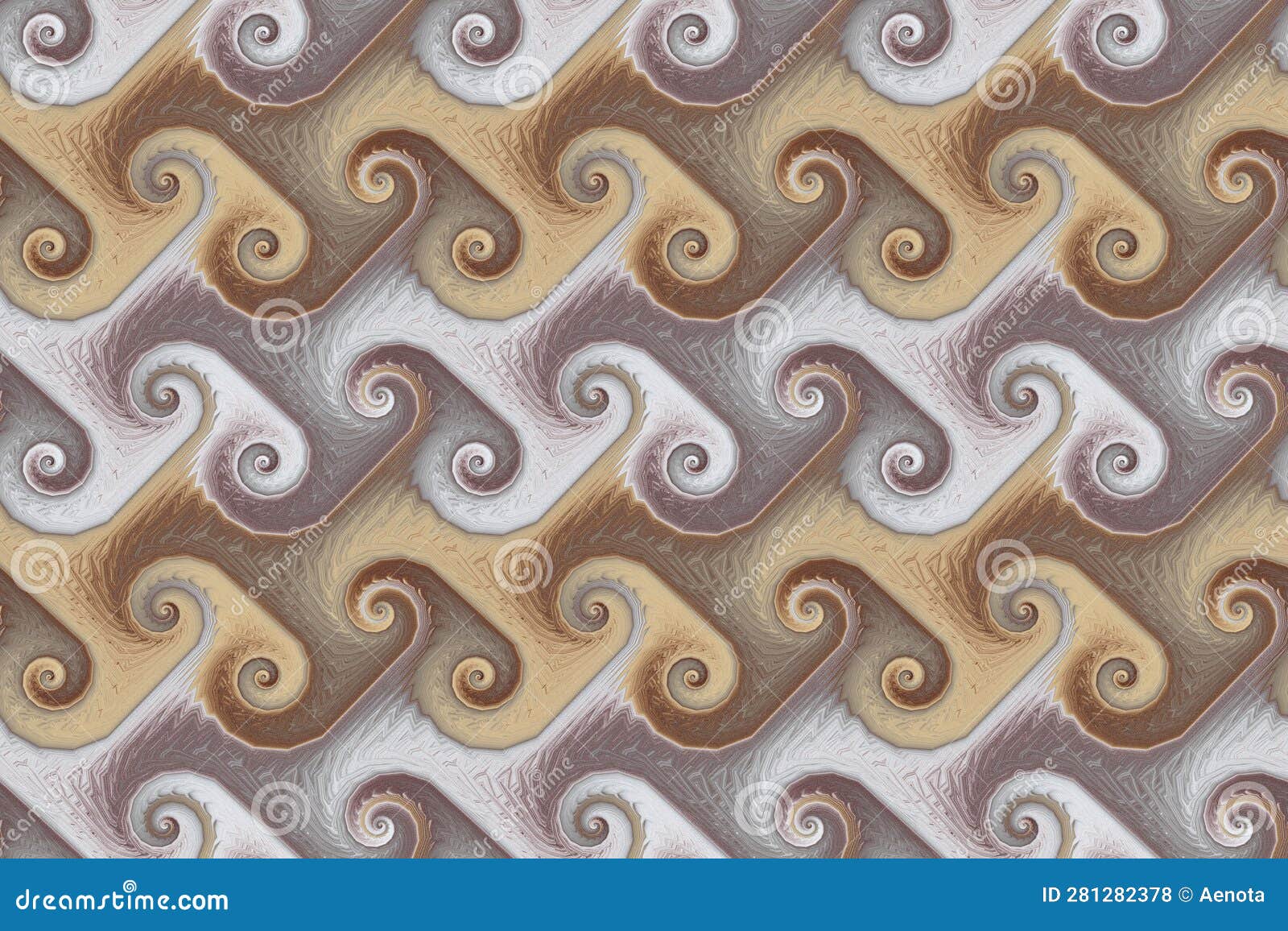 Wide Abstract Scroll Background Stock Illustration - Illustration of ...