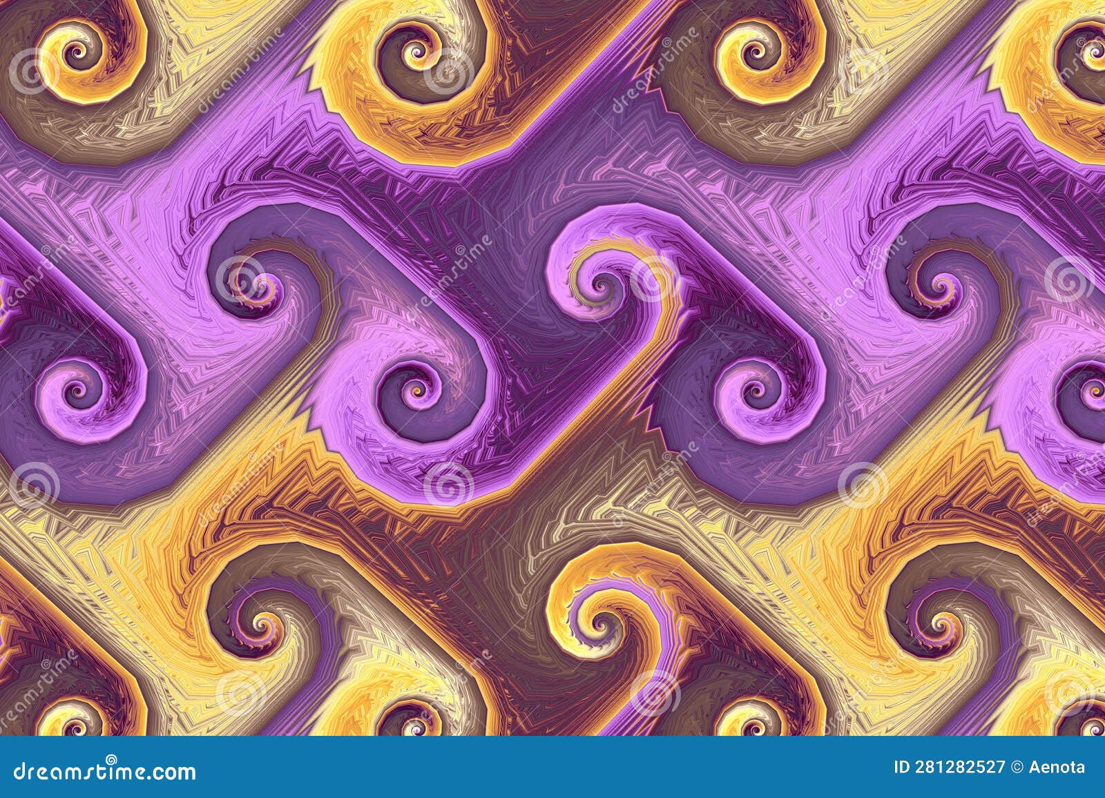 Wide Abstract Scroll Background Stock Illustration - Illustration of ...