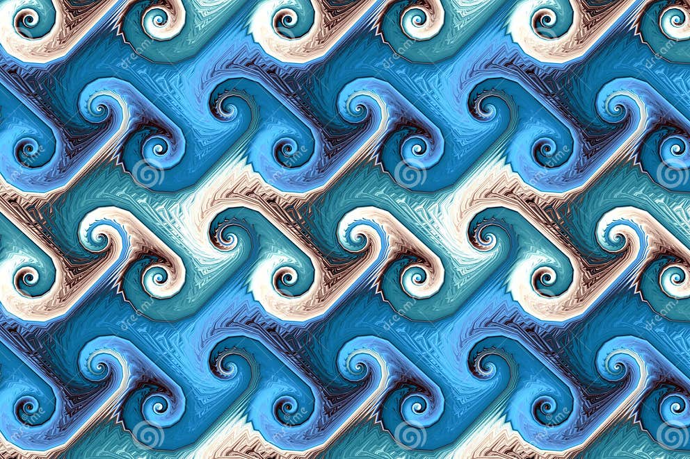 Wide Abstract Scroll Background Stock Illustration - Illustration of ...