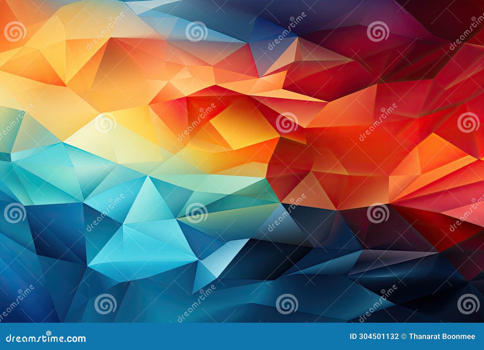 Wide-angle Abstract Background Featuring a Low Polygon Aesthetic, Line ...