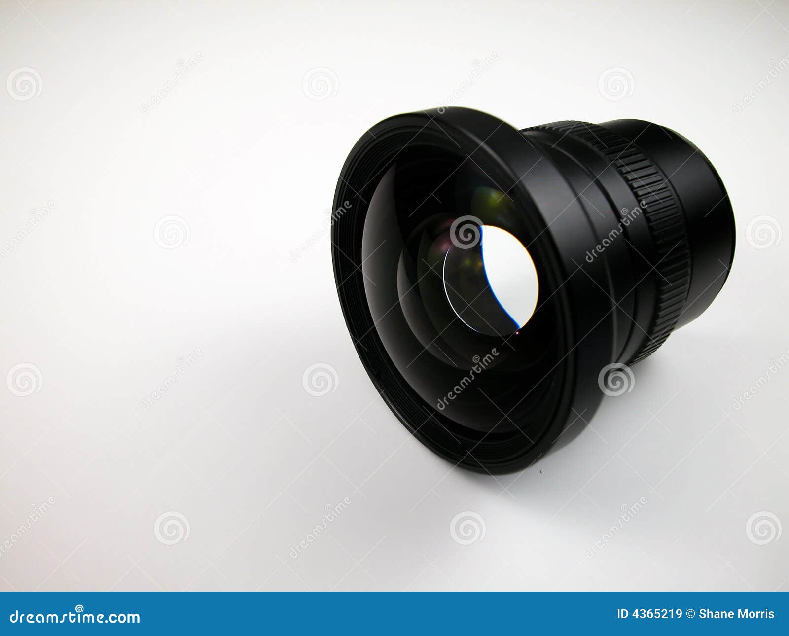 Wide Angle Lens-Three Quarter View Stock Image - Image of angle ...