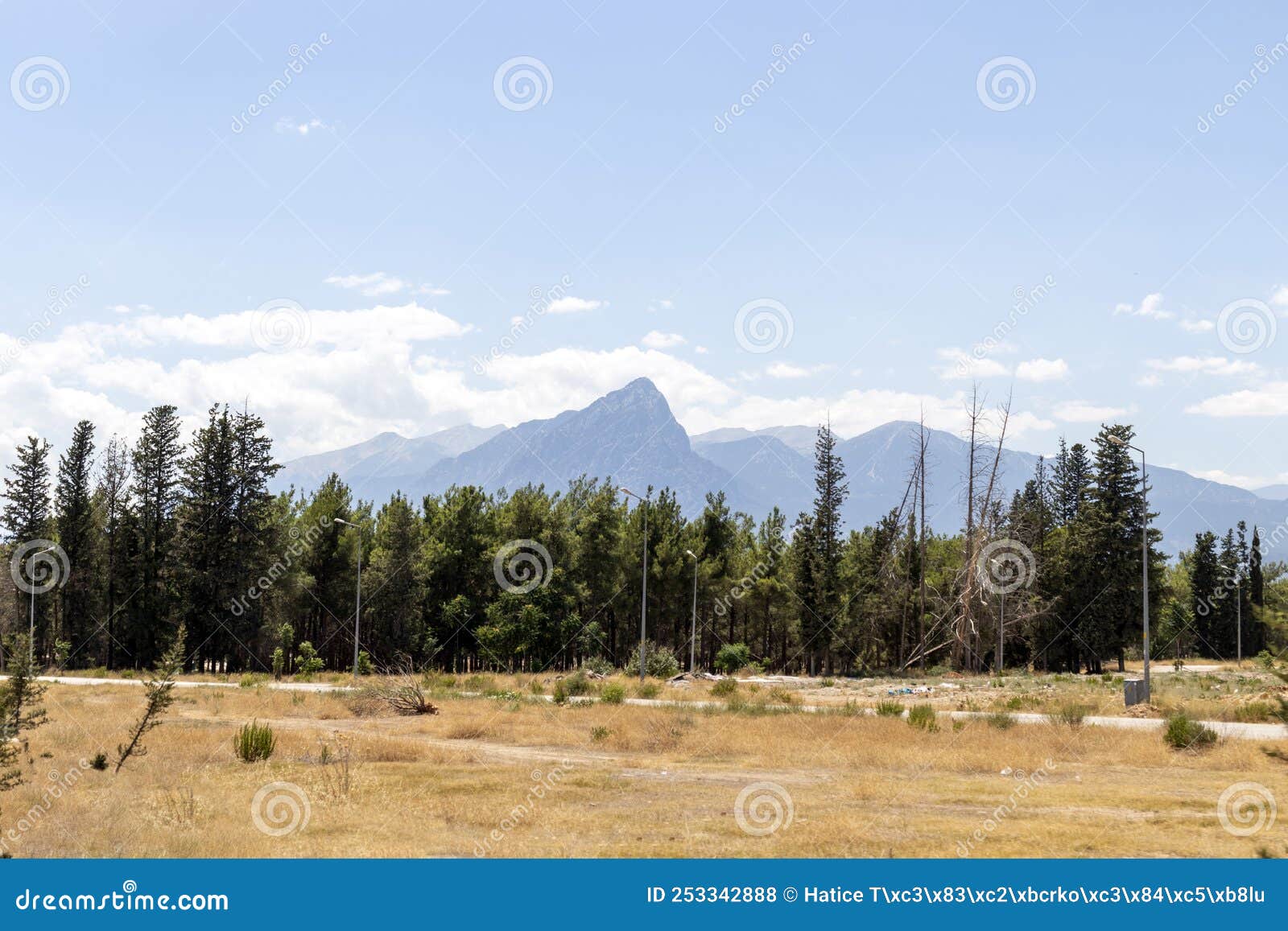 Wide Angle Mountain Range and Nature View. Stock Photo - Image of ...