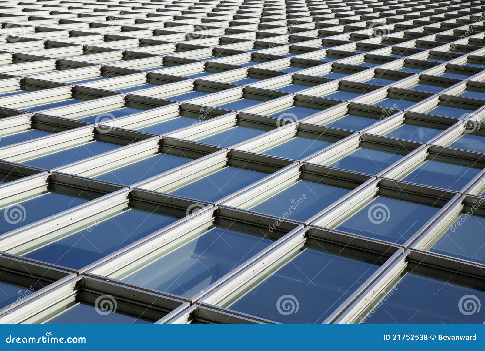 Wide Angle Repeating Window Pattern Stock Photo - Image of architecture ...