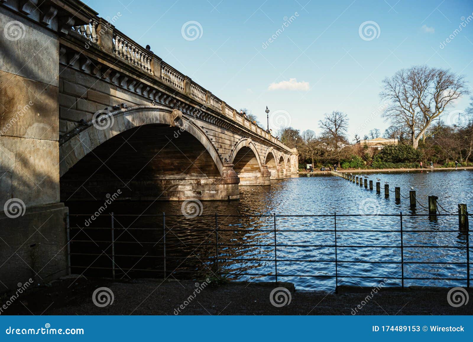 Wide Angle Shot of the Hyde Park Knights Bridge in the UK Stock Image ...
