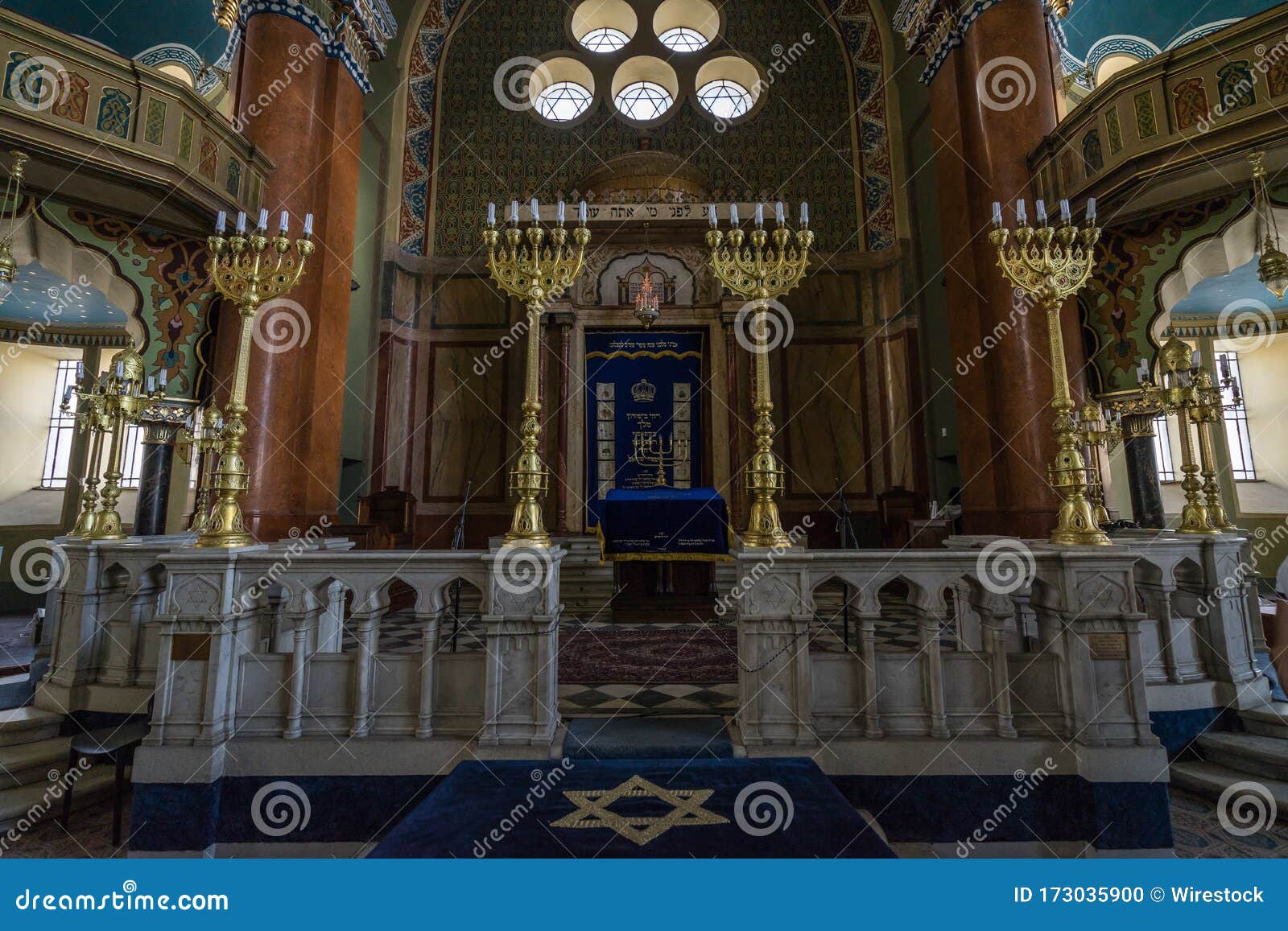 Wide Angle Shot of the Sofia Synagogue in Sofia, Bulgaria Stock Photo - Image of culture, symbol ...