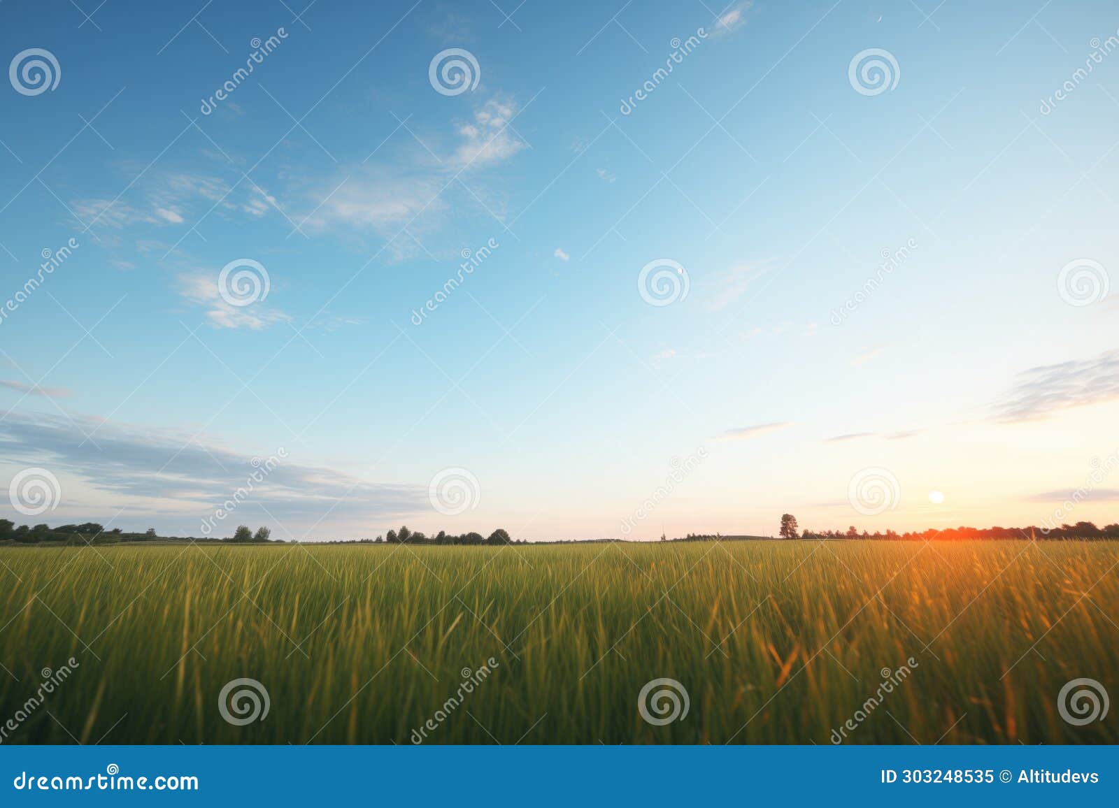 Wide Angle Showing Blood Moon in Sky Over Open Field Stock Image ...