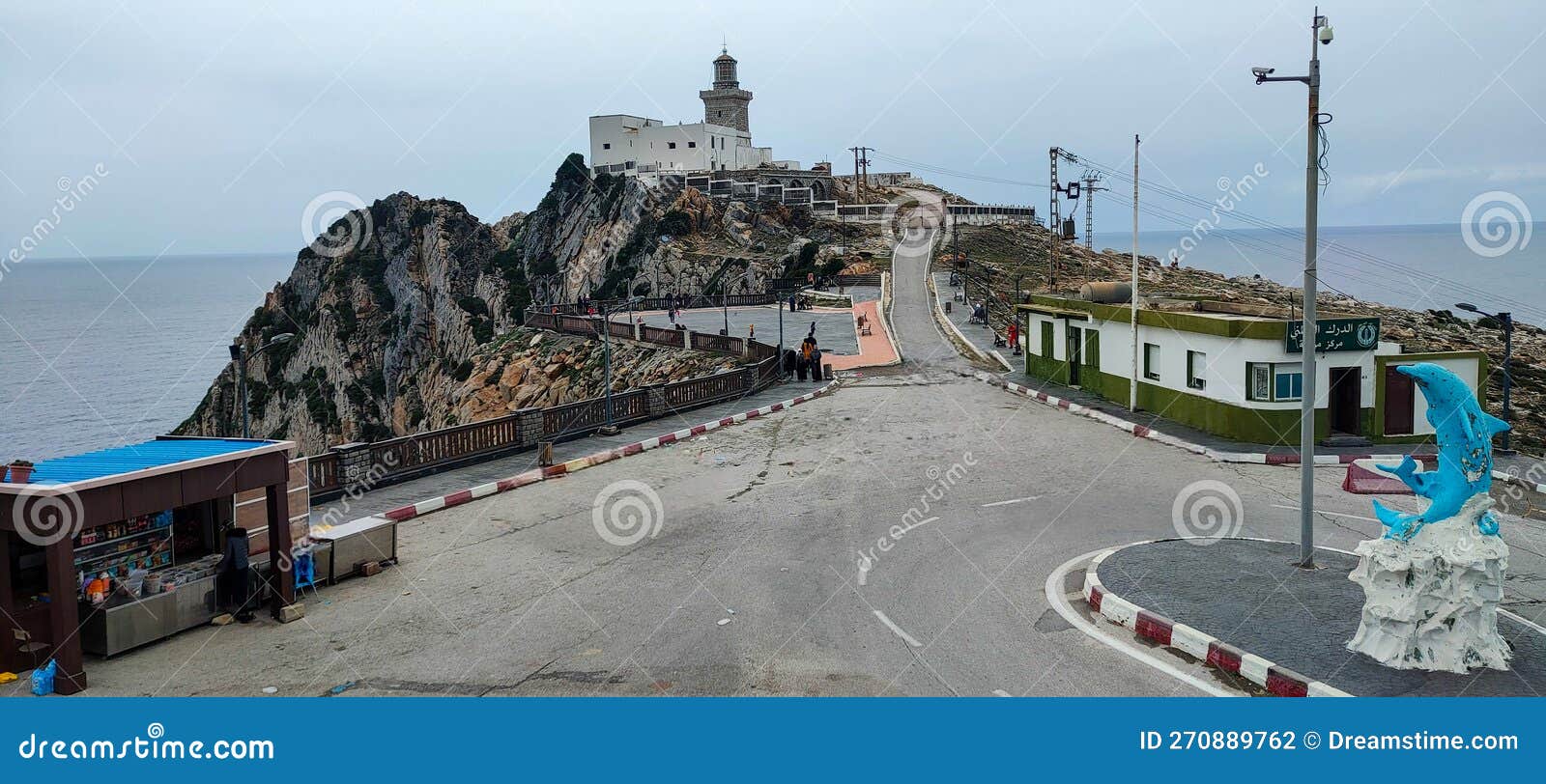 Cap de garde lighthouse editorial photography. Image of famous - 270889762