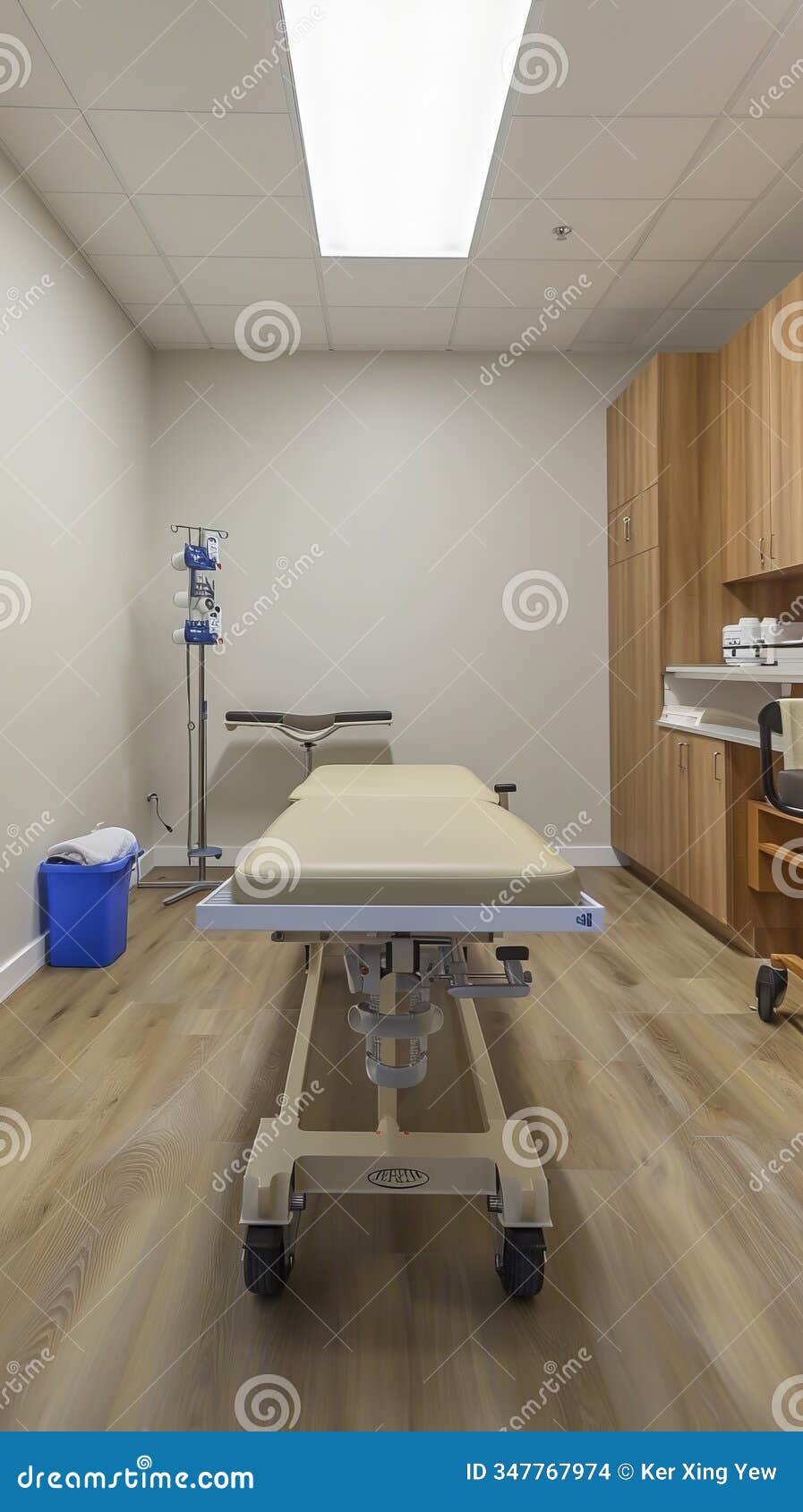 Wide Angle View of a Physiotherapy Room with Room for Logos. Stock ...