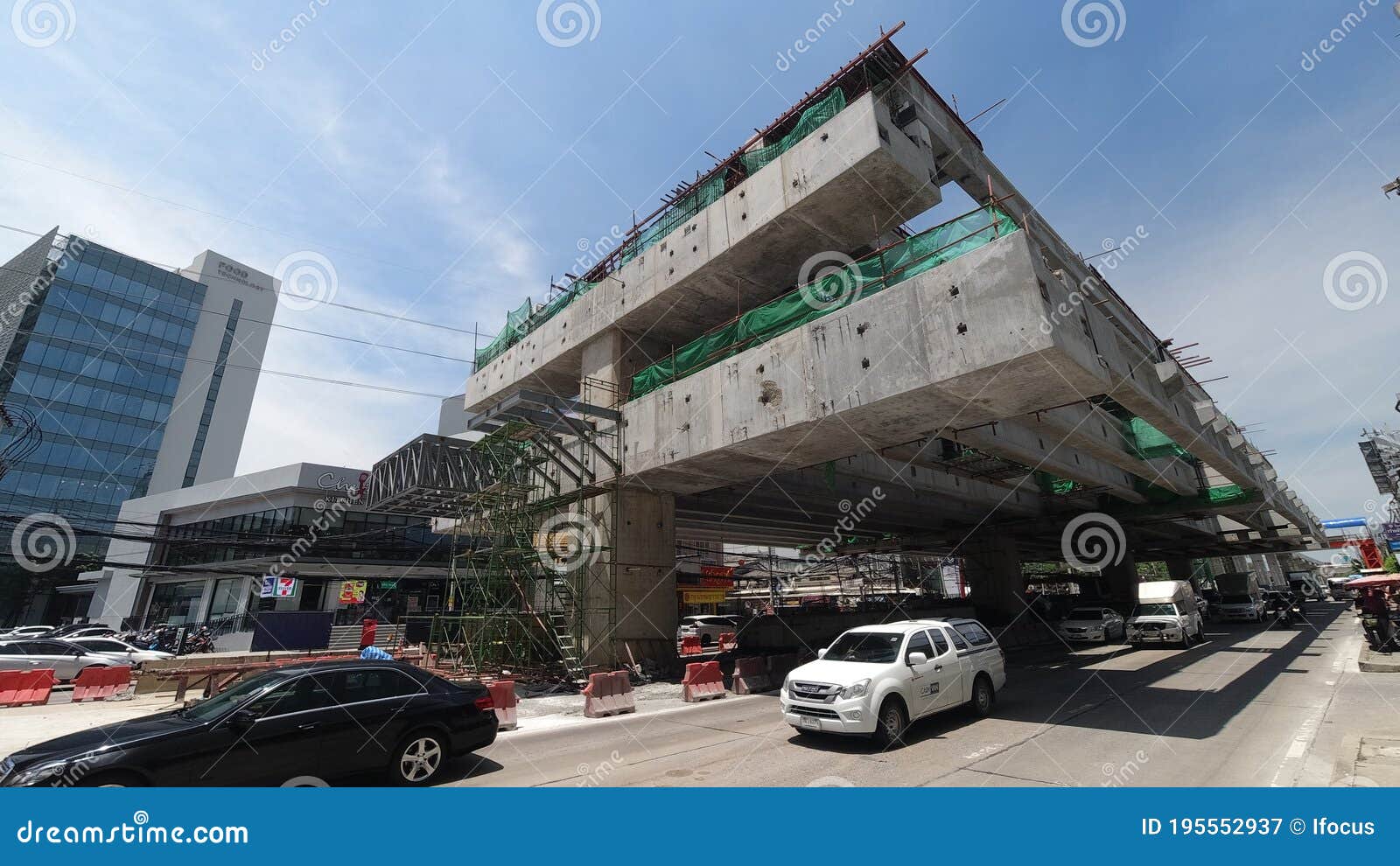 Wide-angle View of Reinforced Concrete Structures Editorial Photography ...