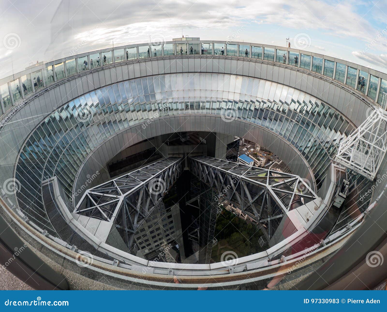 Wide Angle View of Sky Bulding Stock Image - Image of design, landmark ...