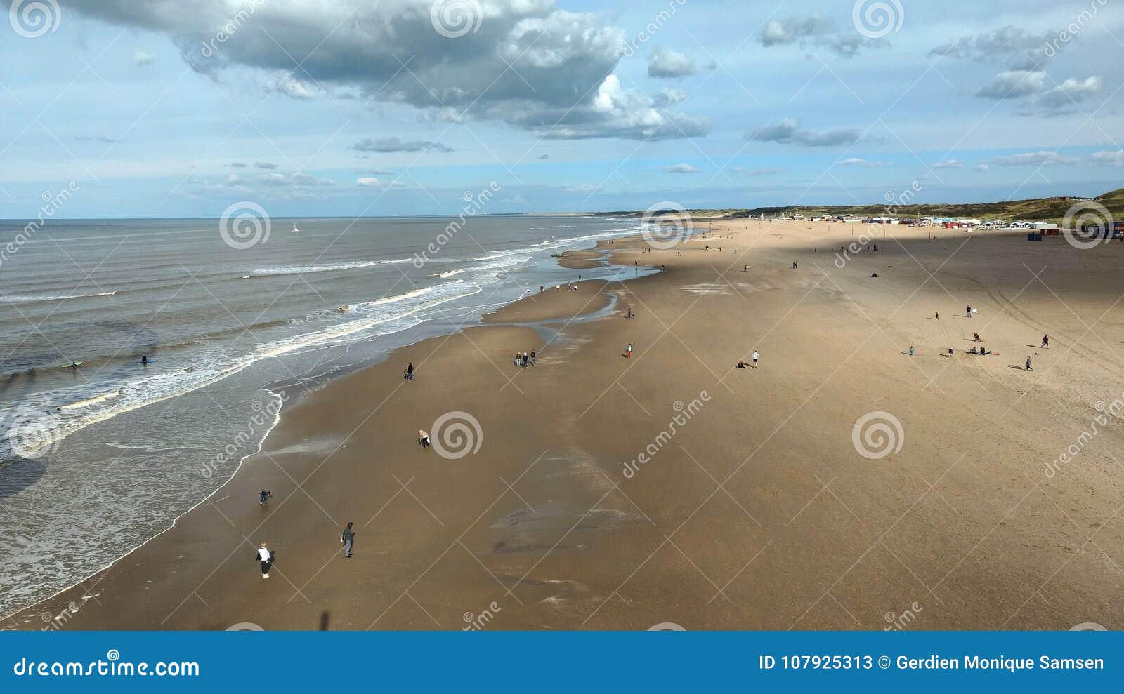 Wide beach editorial stock photo. Image of nature, sandy - 107925313