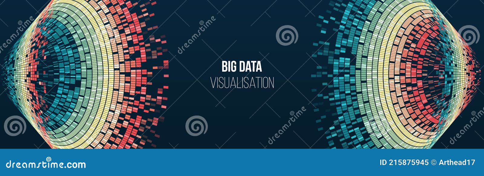 Wide Big Data Visualization Machine Learning Algorithm For Information