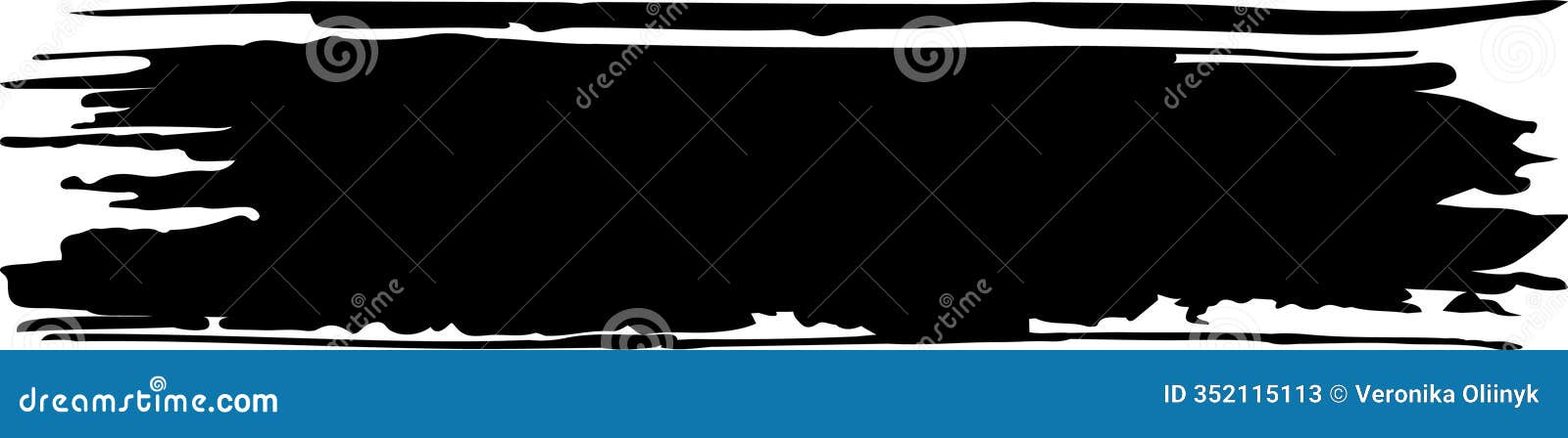 Rectangular Shape Uneven Curvy Edge Cartoon Vector | CartoonDealer.com ...