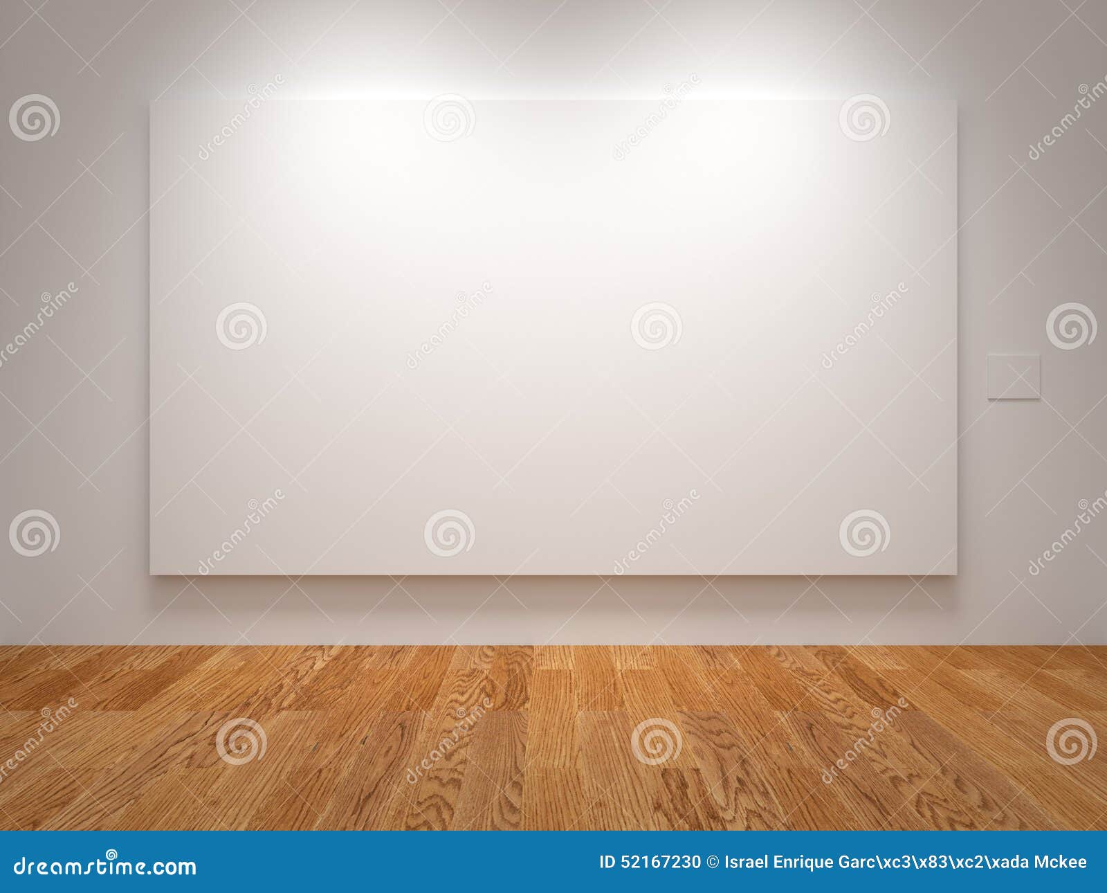 Wide Blank Canvas stock illustration. Illustration of architecture ...