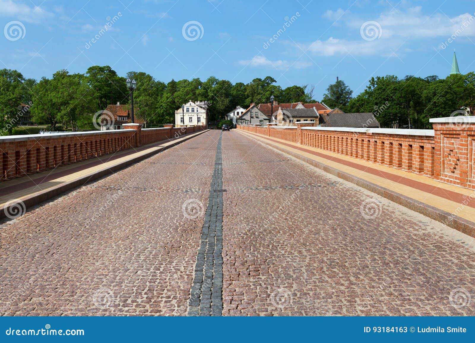 Wide bridge above river. stock image. Image of bridge - 93184163