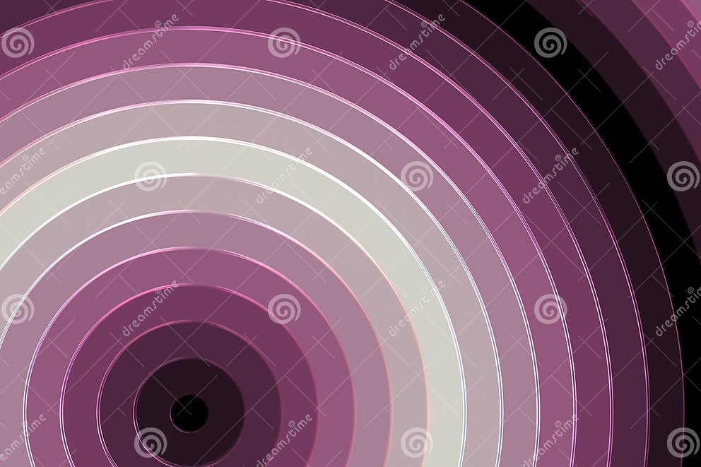 Wide Brushed Metal Concentric Background Stock Illustration ...