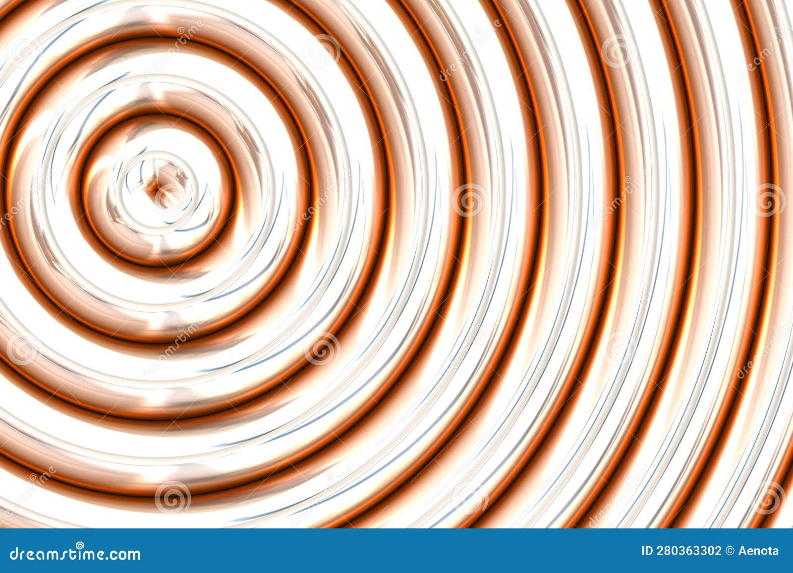 Wide Brushed Metal Concentric Background Stock Illustration ...