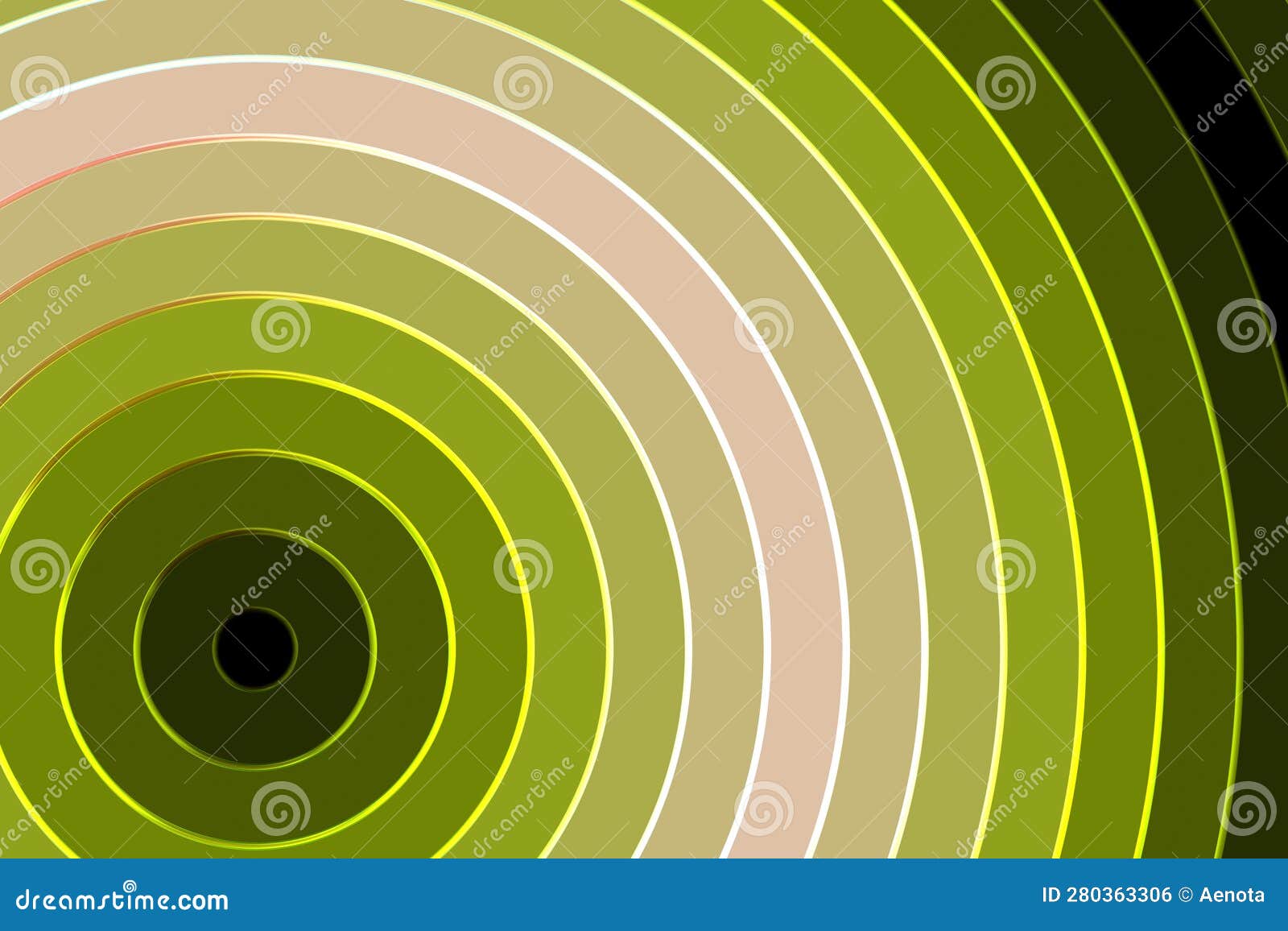 Wide Brushed Metal Concentric Background Stock Illustration ...