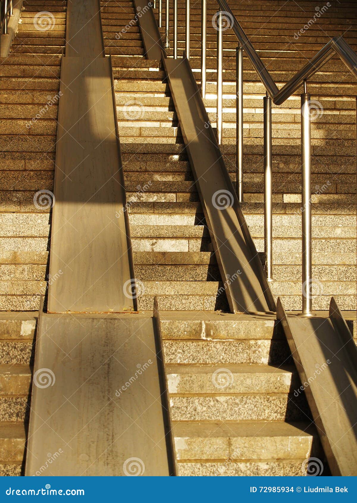 Wide concrete stairway stock photo. Image of concrete - 72985934