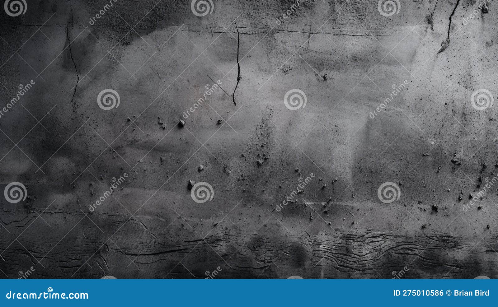 Wide Concrete Textured Banner Background Generative AI Stock ...