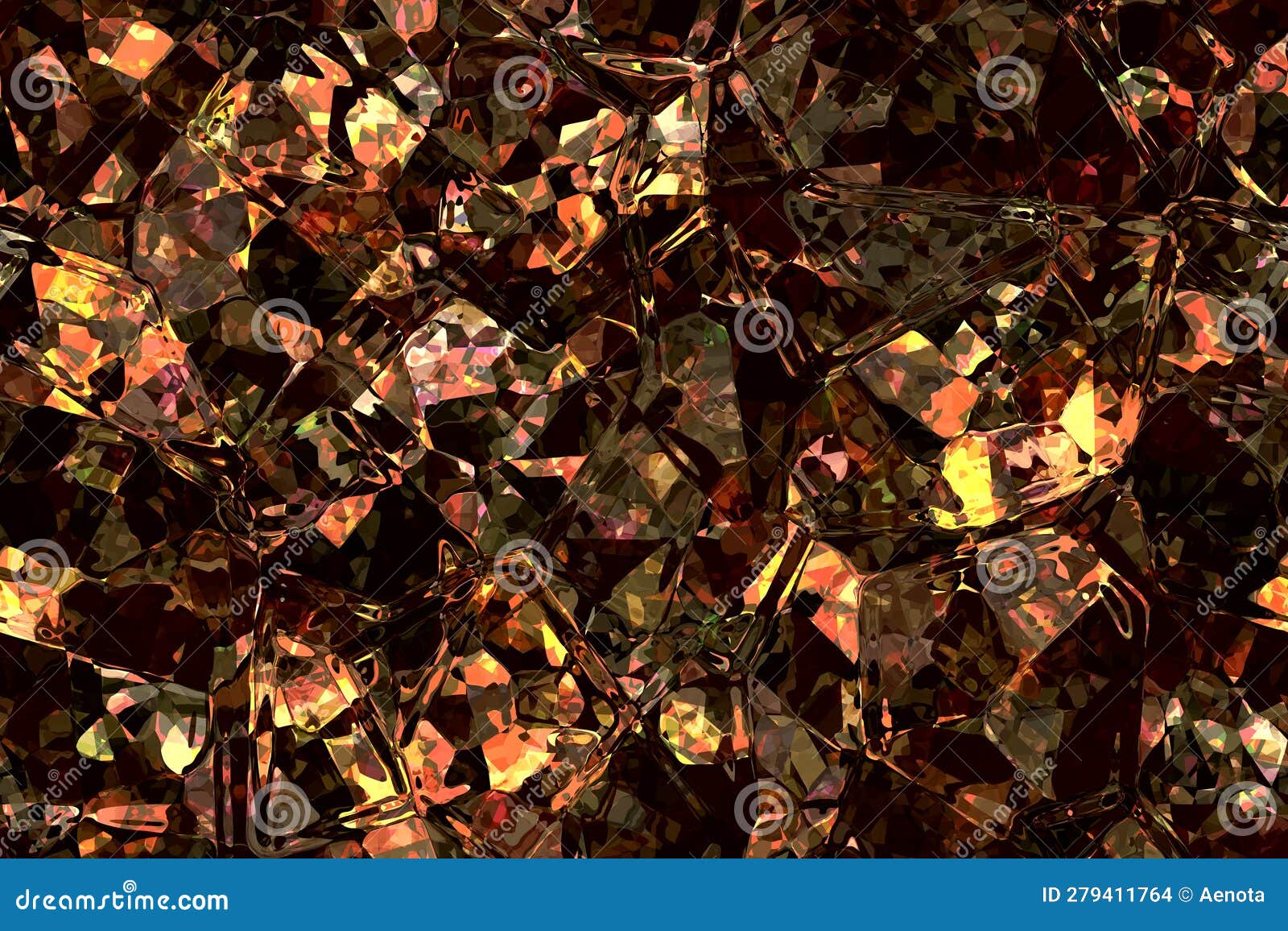 Continuous Crystal Pattern Royalty-Free Stock Image | CartoonDealer.com ...