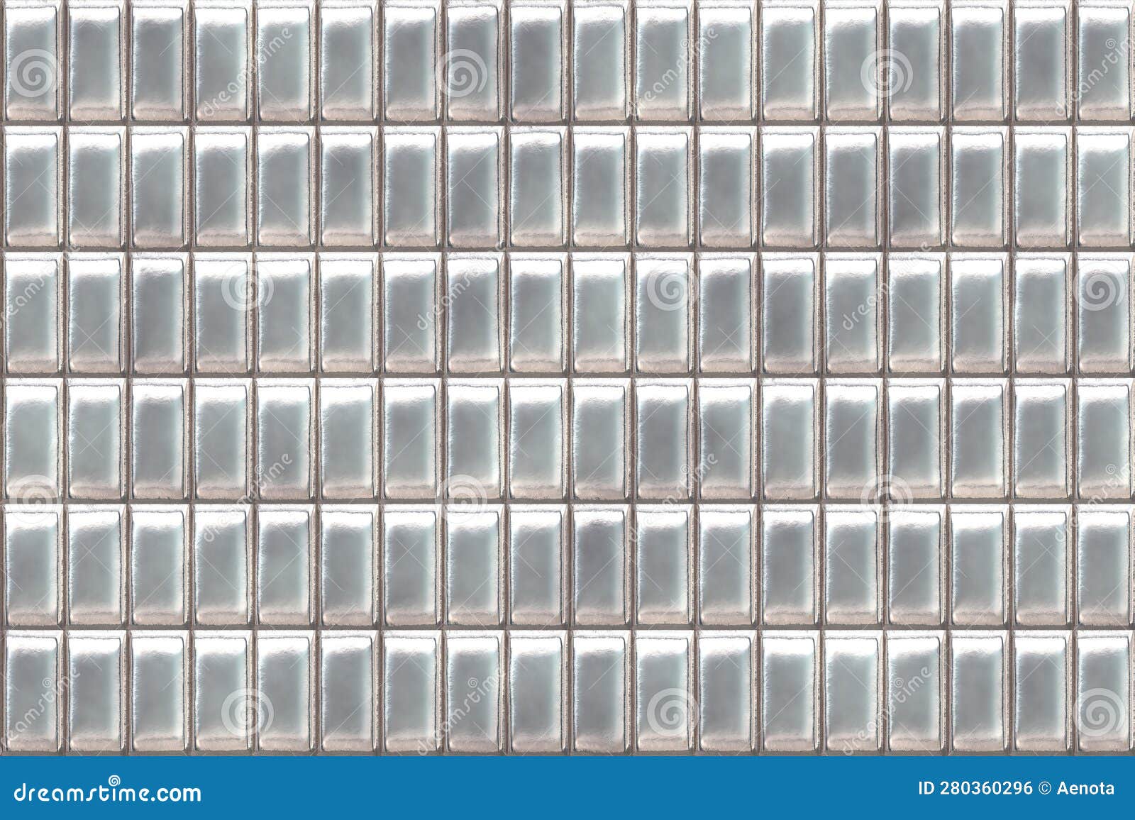 Wide Continuous Pattern of Metal Tiles Stock Illustration ...