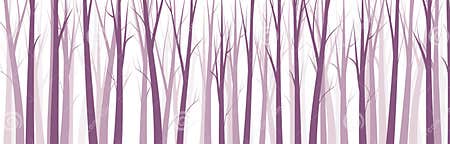 Wide Forest Background - Vector Illustration Stock Vector ...