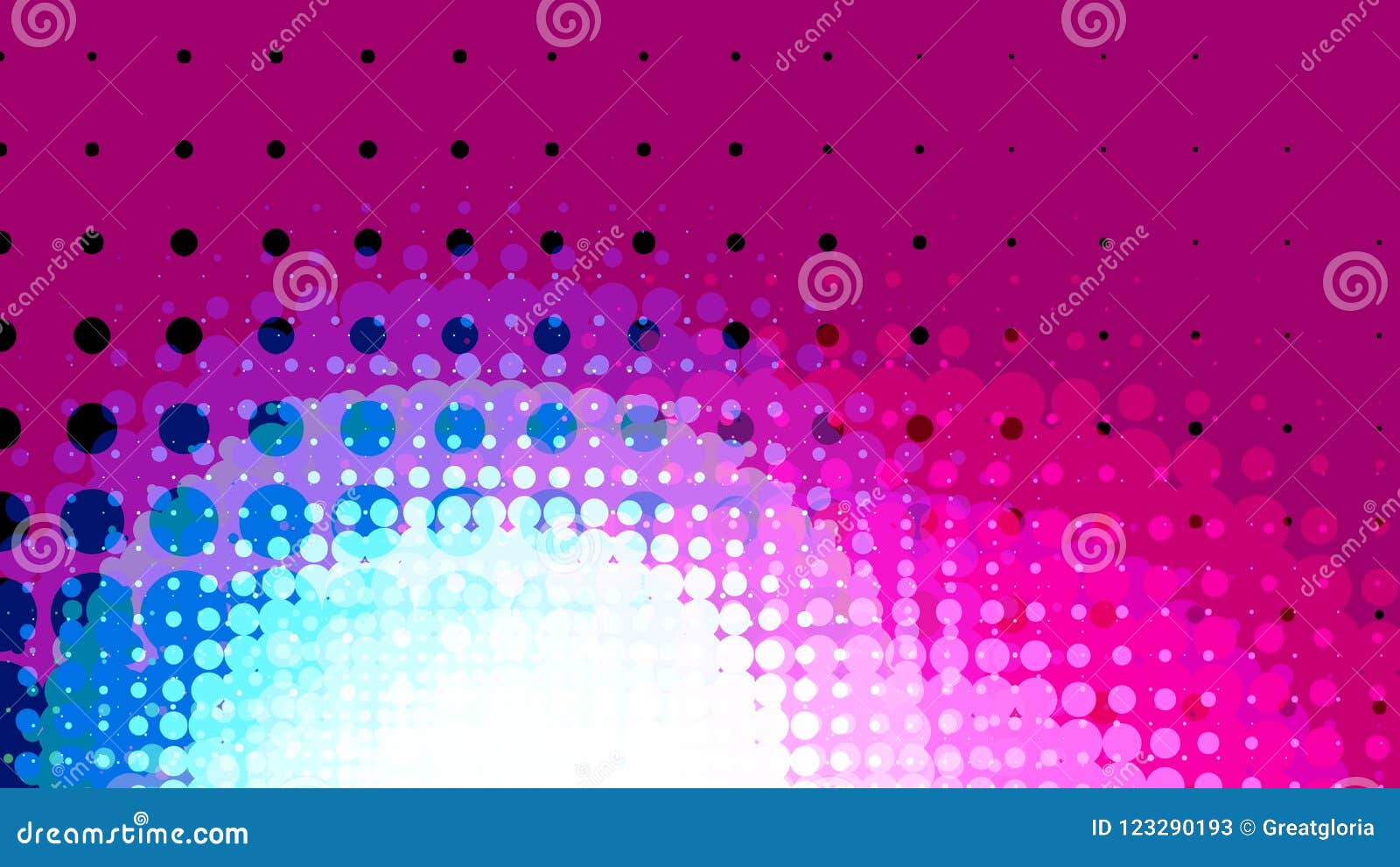 Stipple Retro Palms Sunset. Palm Tree Beach Vector Background. Dotwork ...