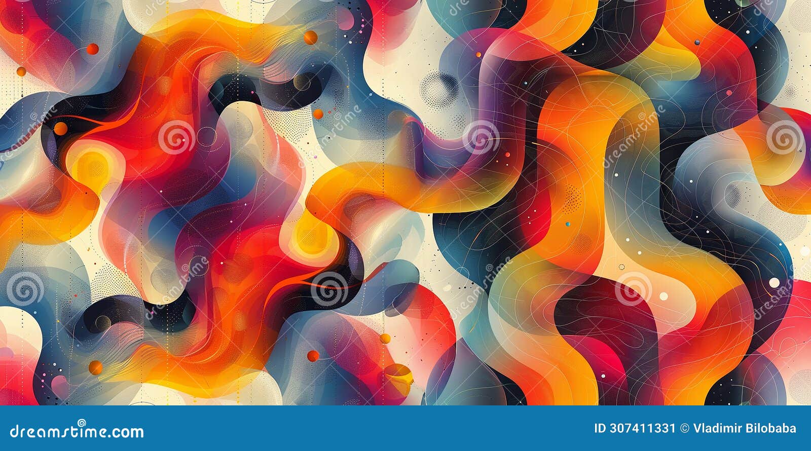Wide Format Abstract Banner Background Stock Image - Image of ...