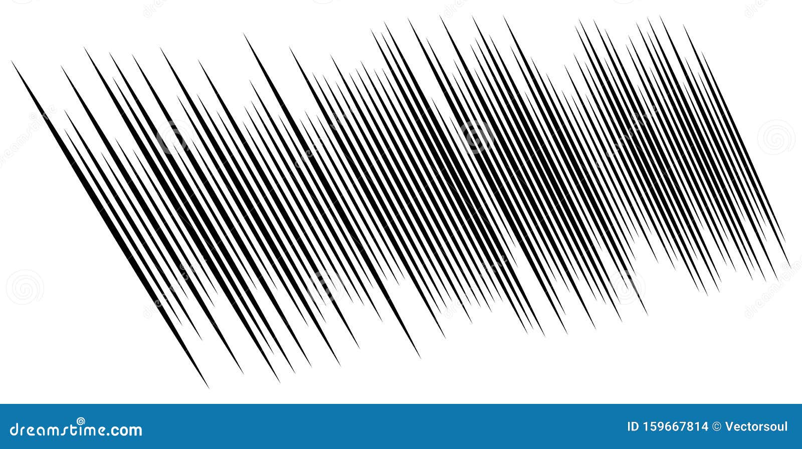 Wide Format Dynamic Action Lines. Random Parallel Vertical Stripes ...