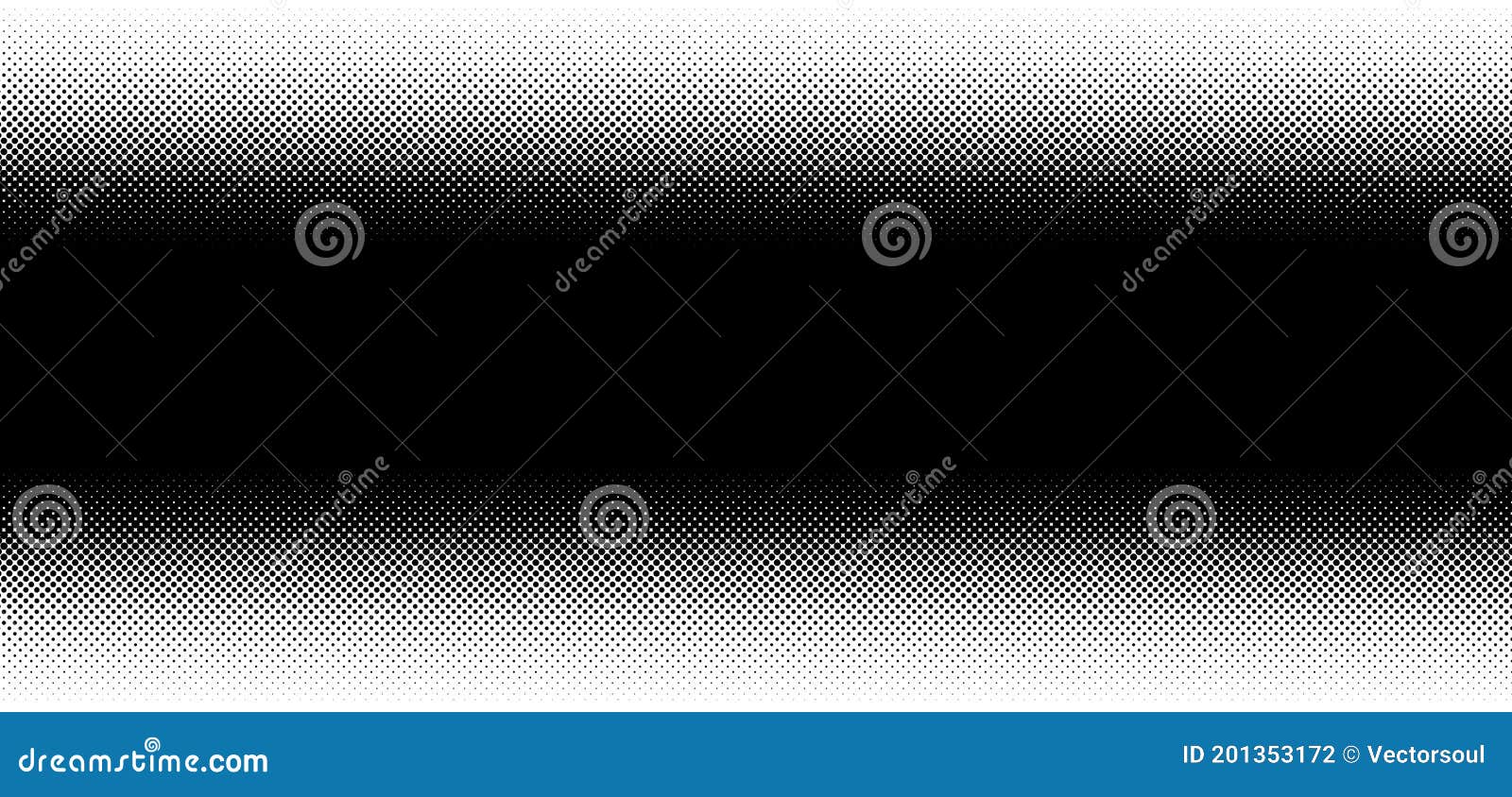 Wide Format and Rectangular,rectangle Horizontal,linear Halftone Vector ...