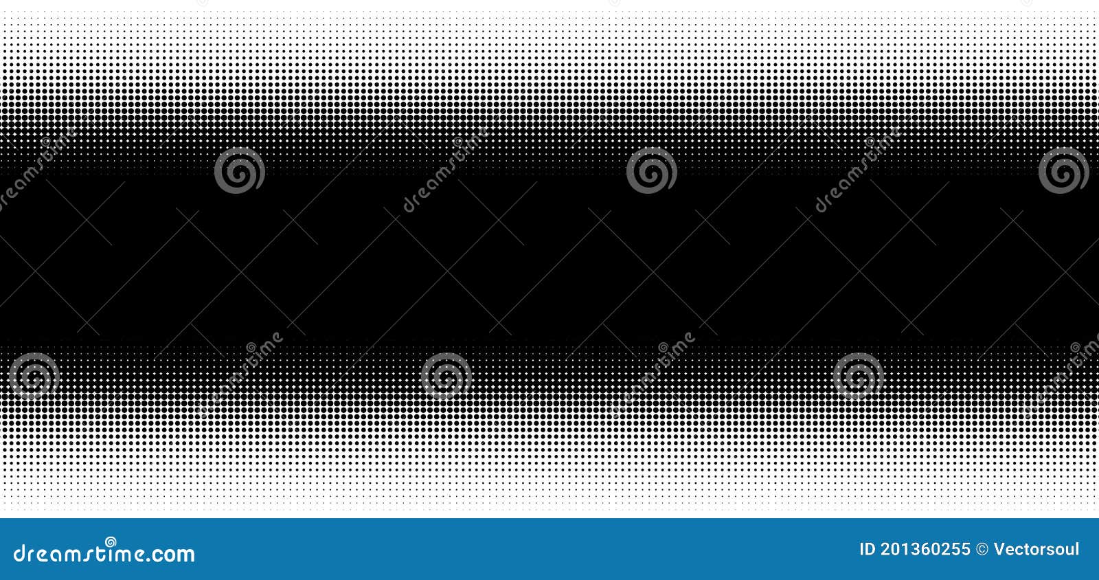 Wide Format and Rectangular,rectangle Horizontal,linear Halftone Vector ...