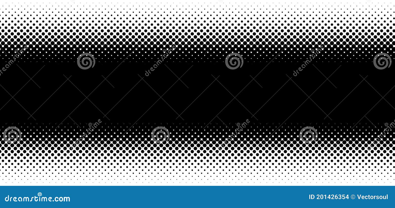 Wide Format and Rectangular,rectangle Horizontal,linear Halftone Vector ...