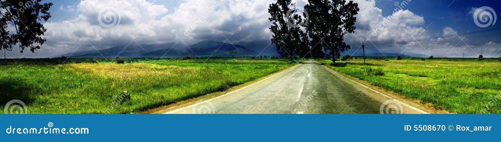 Wide landscape stock photo. Image of panoramic, clouds - 5508670