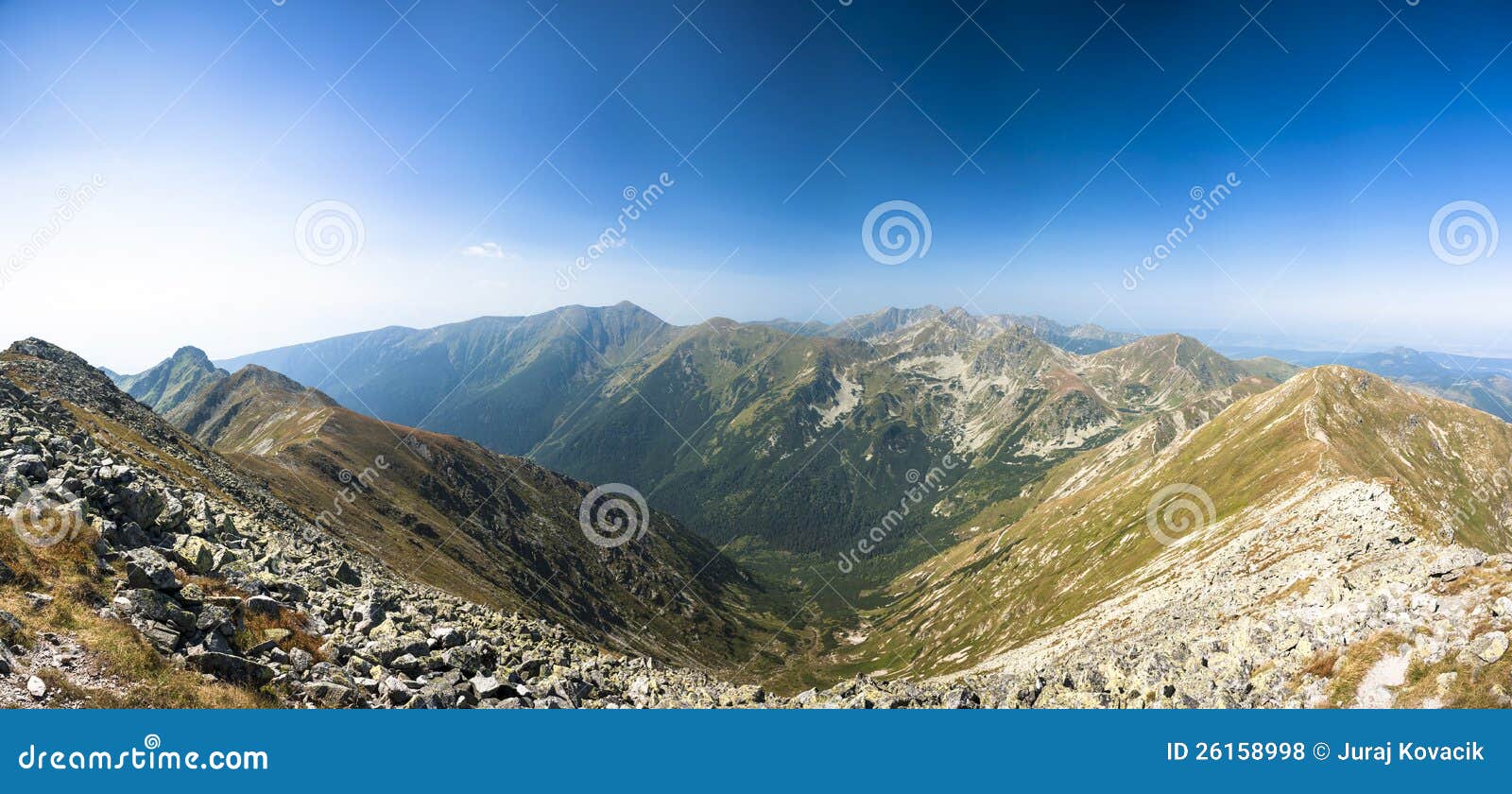 Wide mountains panorama stock photo. Image of landscape - 26158998