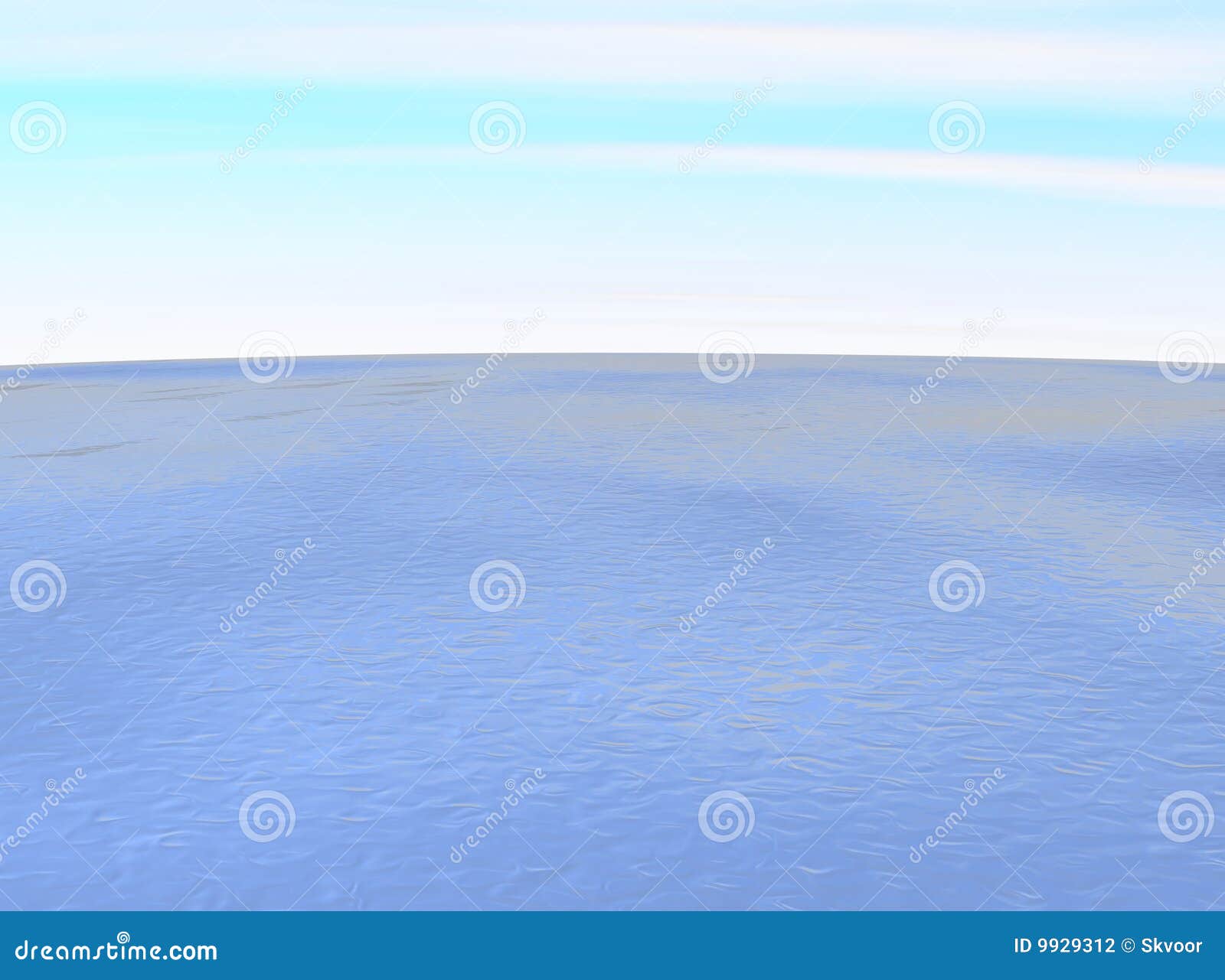 Wide ocean stock illustration. Illustration of graphics - 9929312