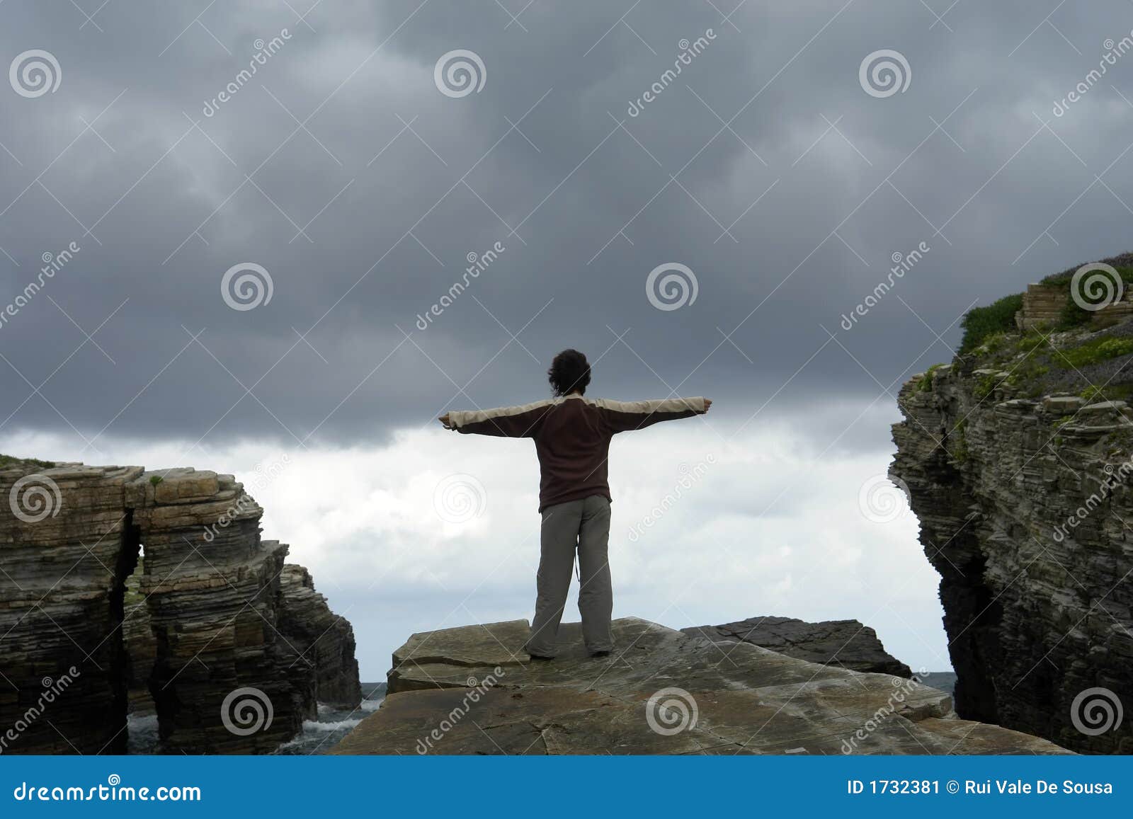 Wide open stock image. Image of nature, girl, person, open - 1732381