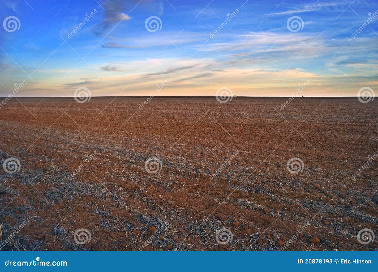 Wide Open Farmland Sunset stock image. Image of sunset - 20878193