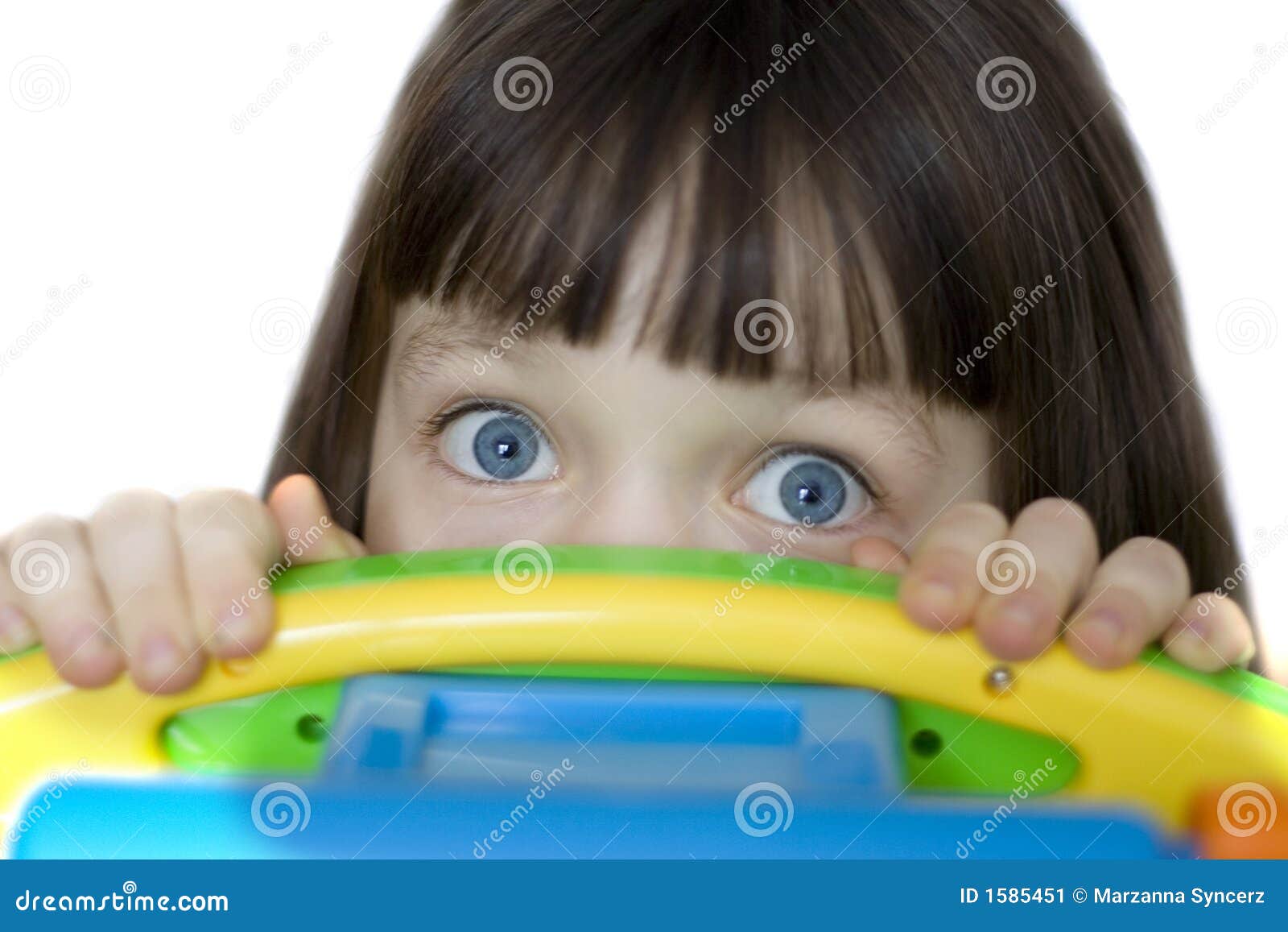 Wide Open Surprised Eyes stock image. Image of playing - 1585451