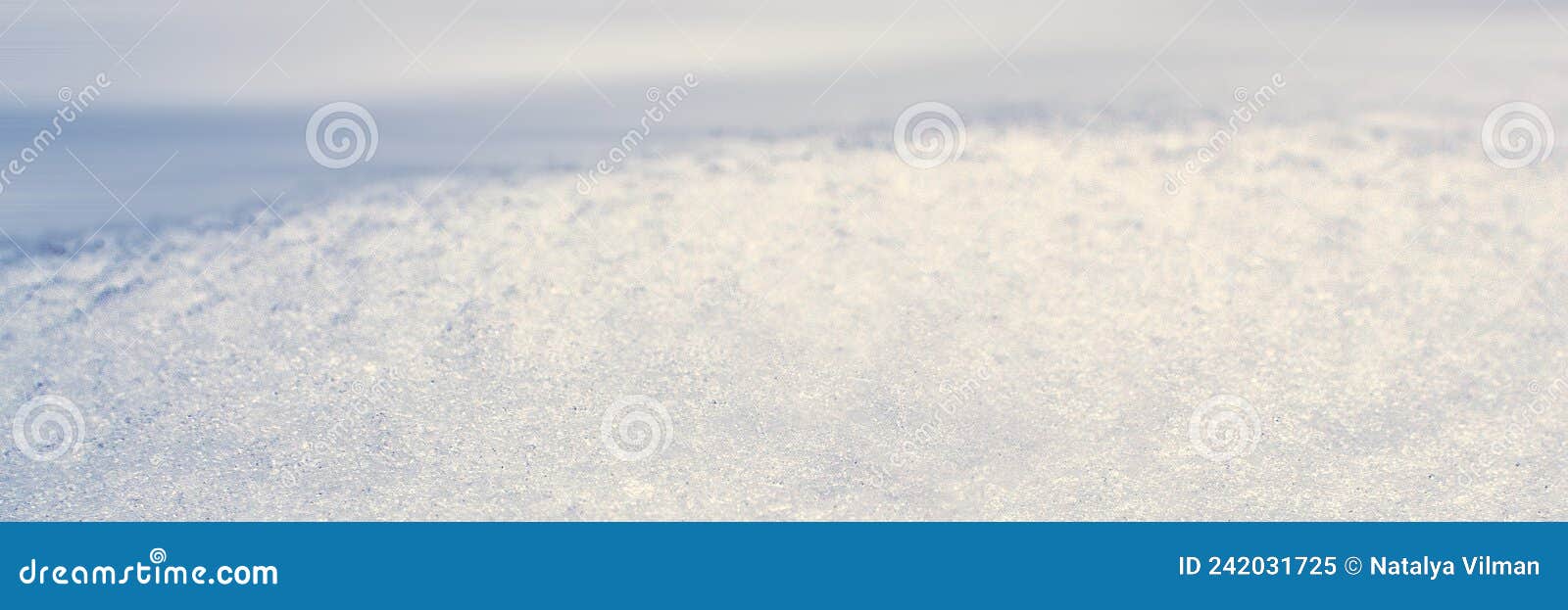 Wide Panoramic Banner with Snow Texture. a Simple Background for a Web ...