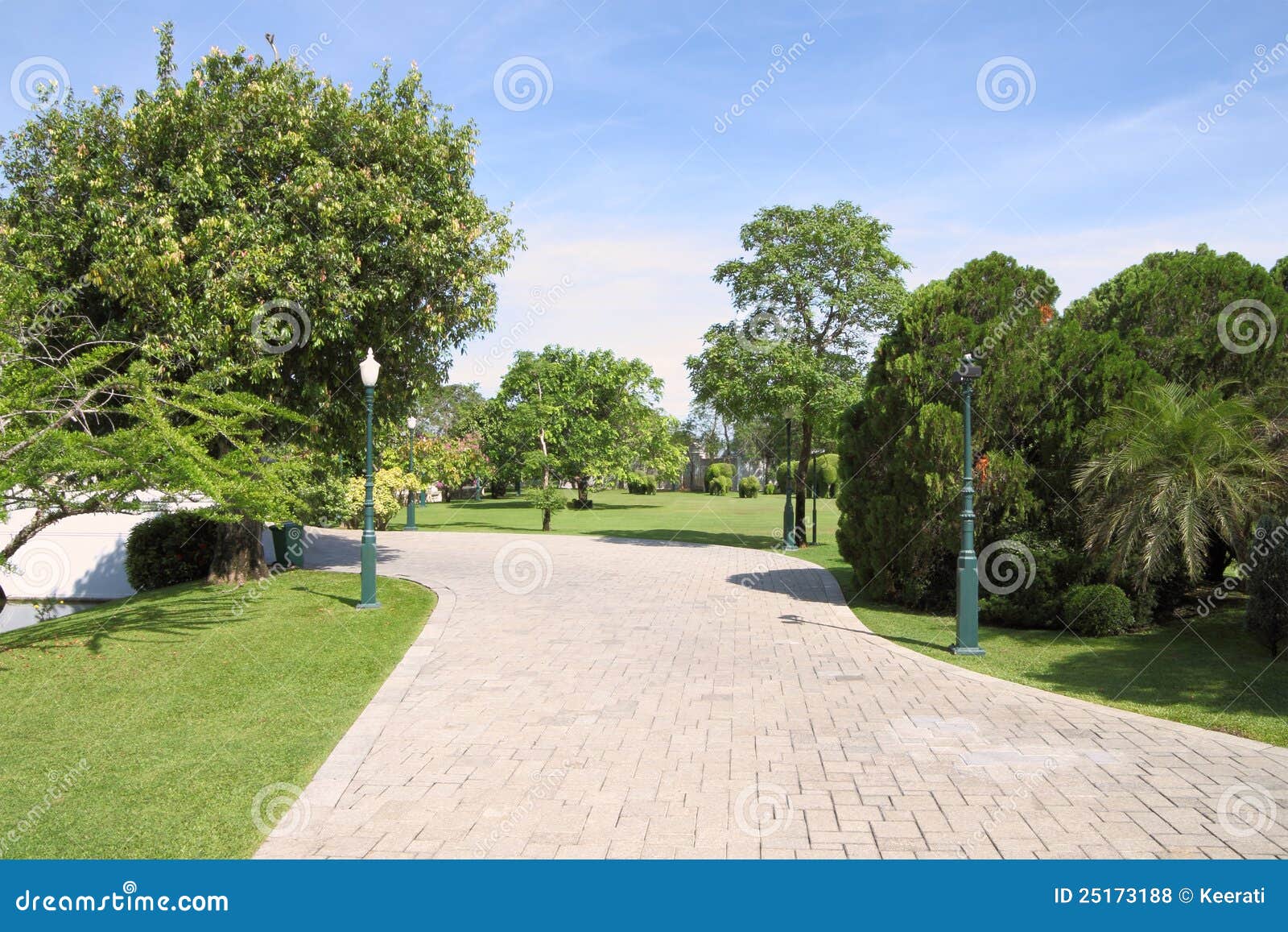 Wide path walk stock photo. Image of natural, stone, summer - 25173188