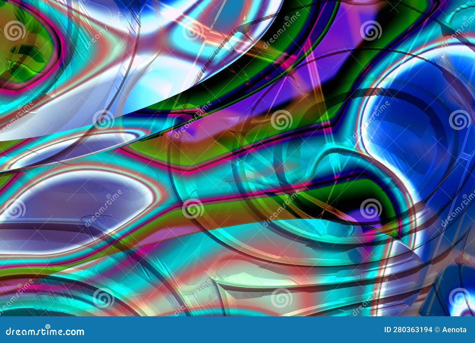 Wide Polychrome Glass Background Stock Illustration - Illustration of spot, wave: 280363194