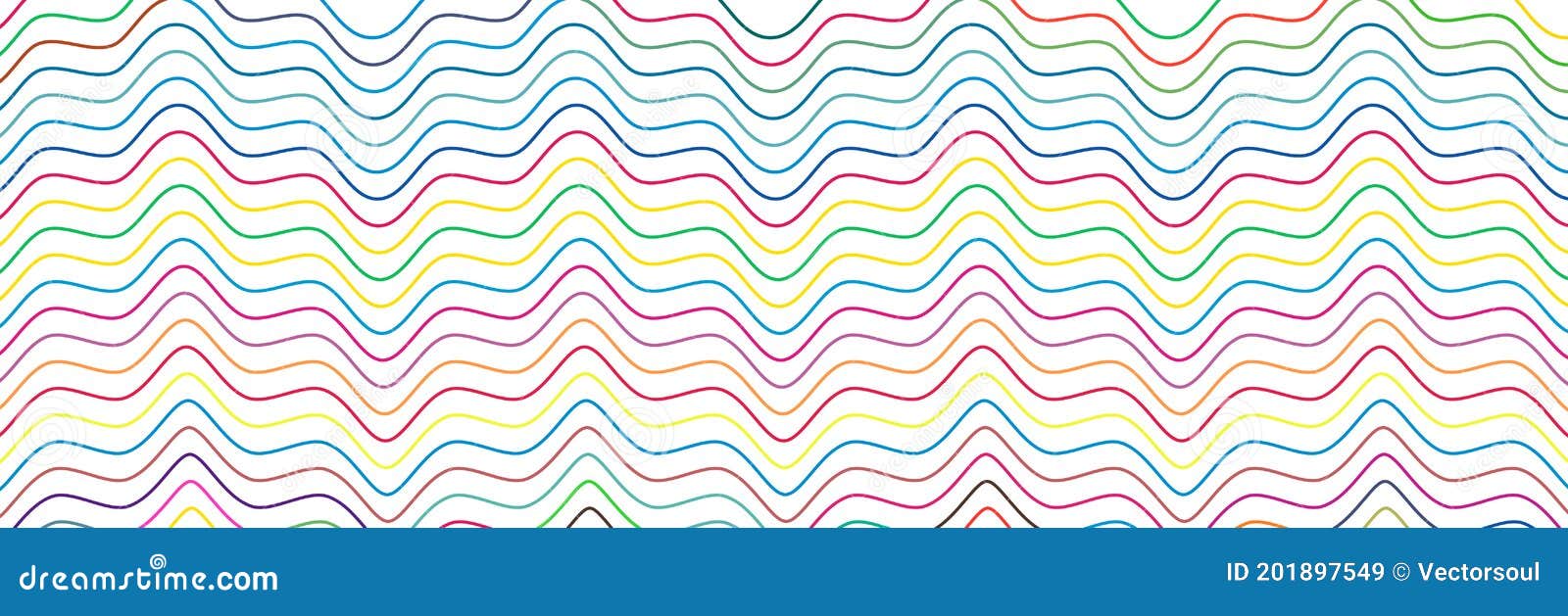 Wide Rectangular Format Wavy, Waving, Zig-zag, Criss-cross Lines Design ...