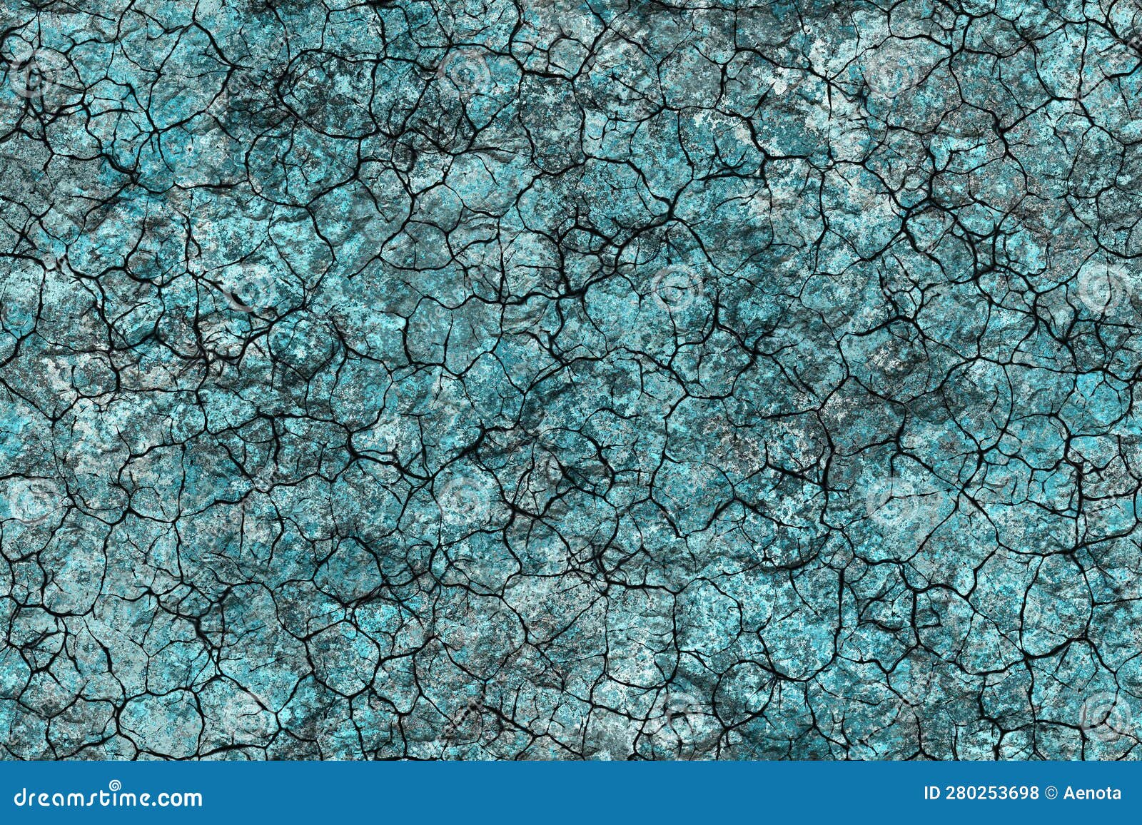 Wide Repeating Cracked Soil Pattern Stock Illustration - Illustration ...