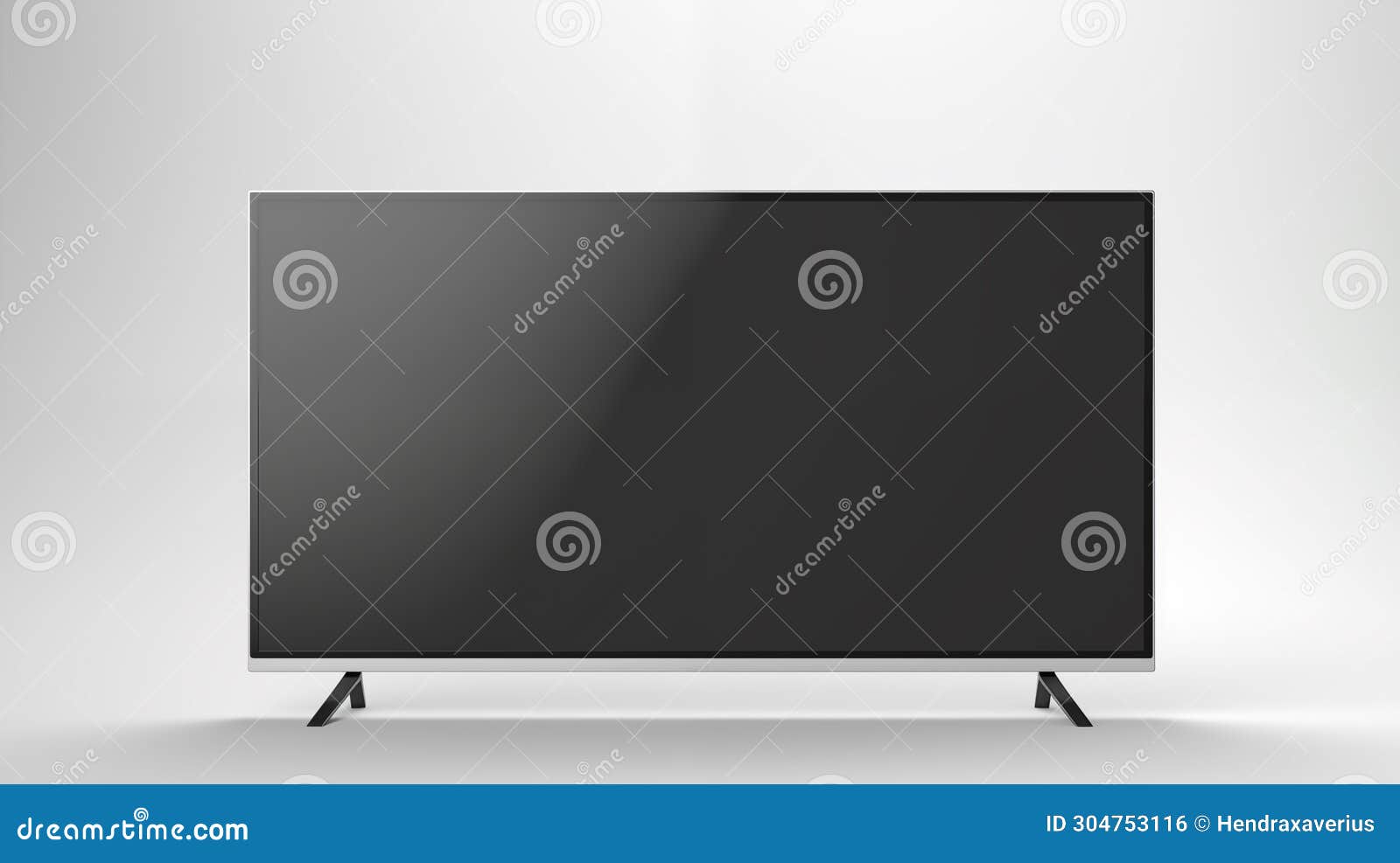 Wide Screen Flat Television for Electronics Advertisement. AI Generated ...