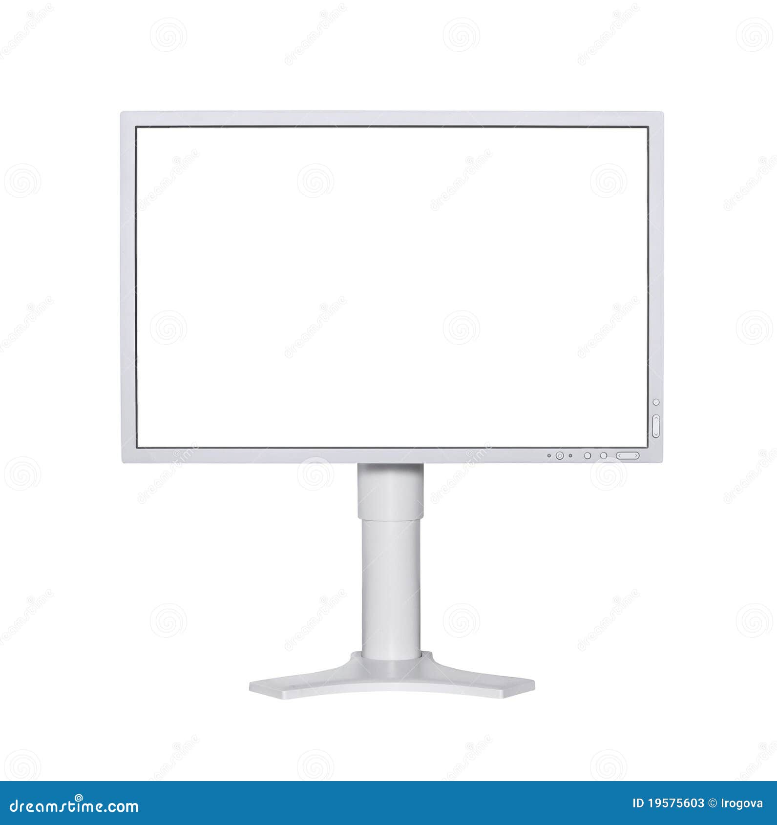 Wide screen LCD stock image. Image of equipment, flat - 19575603