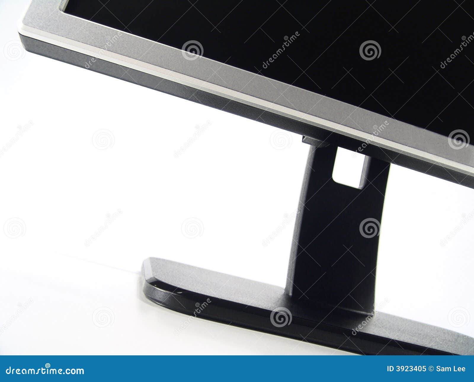 Wide Screen LCD Computer Monitor Stock Image - Image of global, online ...