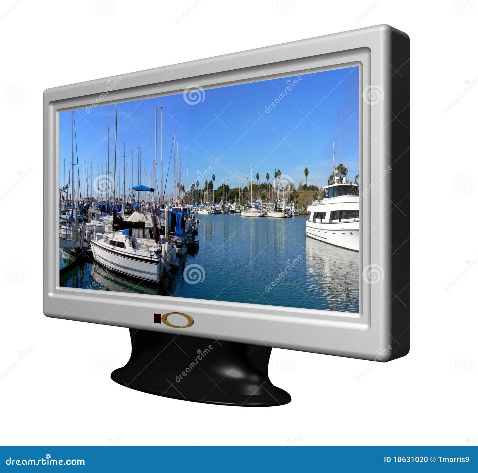 Wide Screen LCD TV stock photo. Image of high, television - 10631020