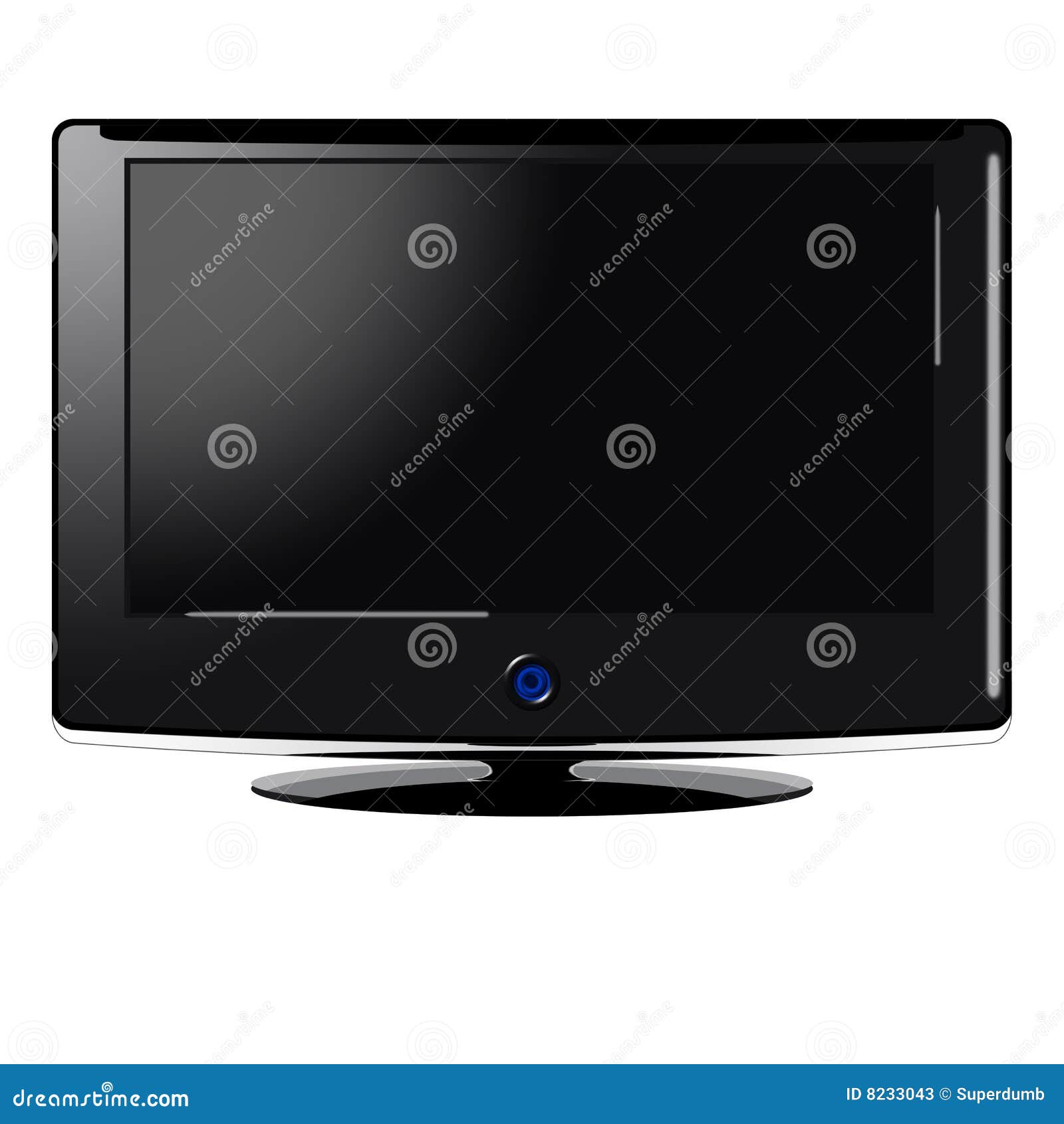 Wide Screen Modern TV Icon Stock Photo | CartoonDealer.com #15536778